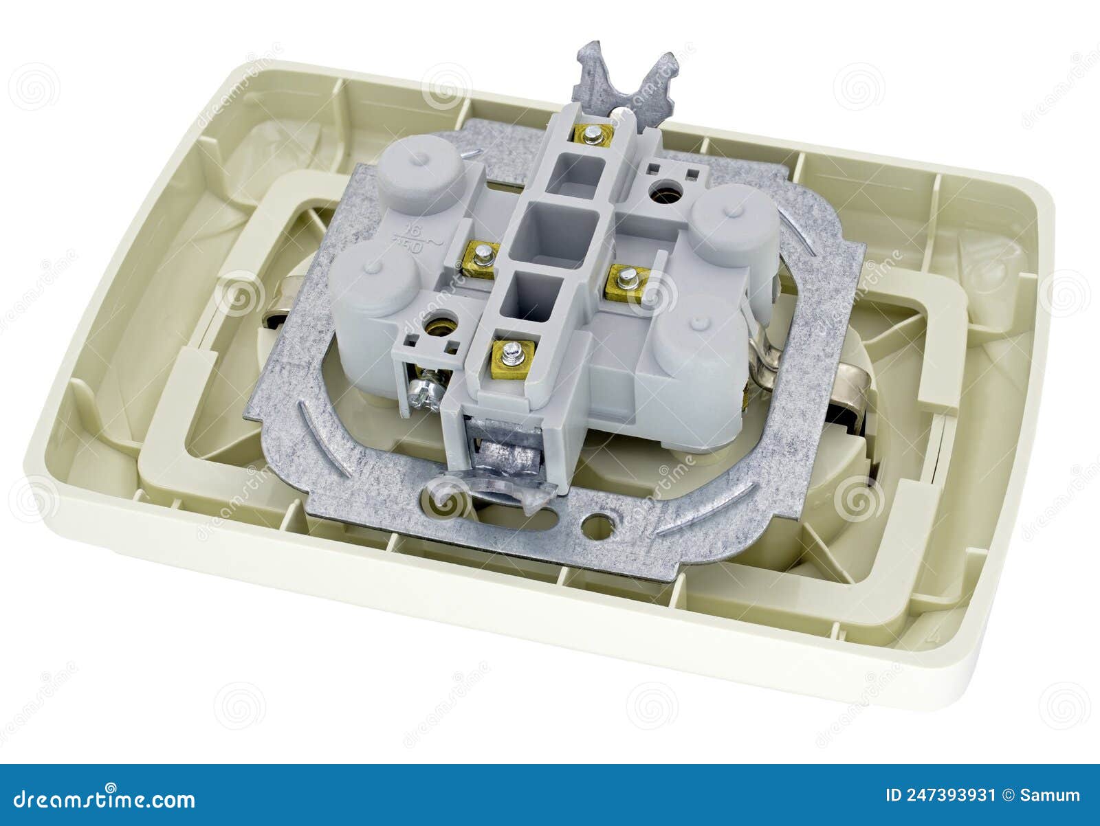 Electrical Socket for Plugging into the Wall Stock Image - Image of ...