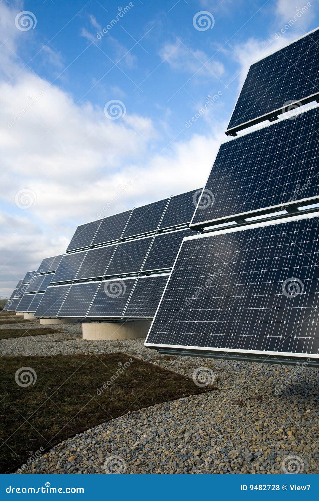 Electrical solar panels stock photo. Image of conversion - 9482728