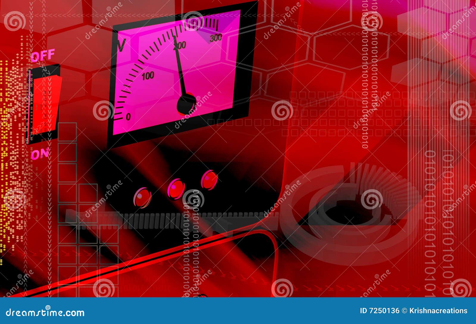 Electrical stabilizer stock illustration. Illustration of steady - 7250136