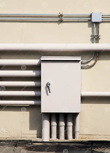 Electrical steel box stock image. Image of conduit, industry - 34266845