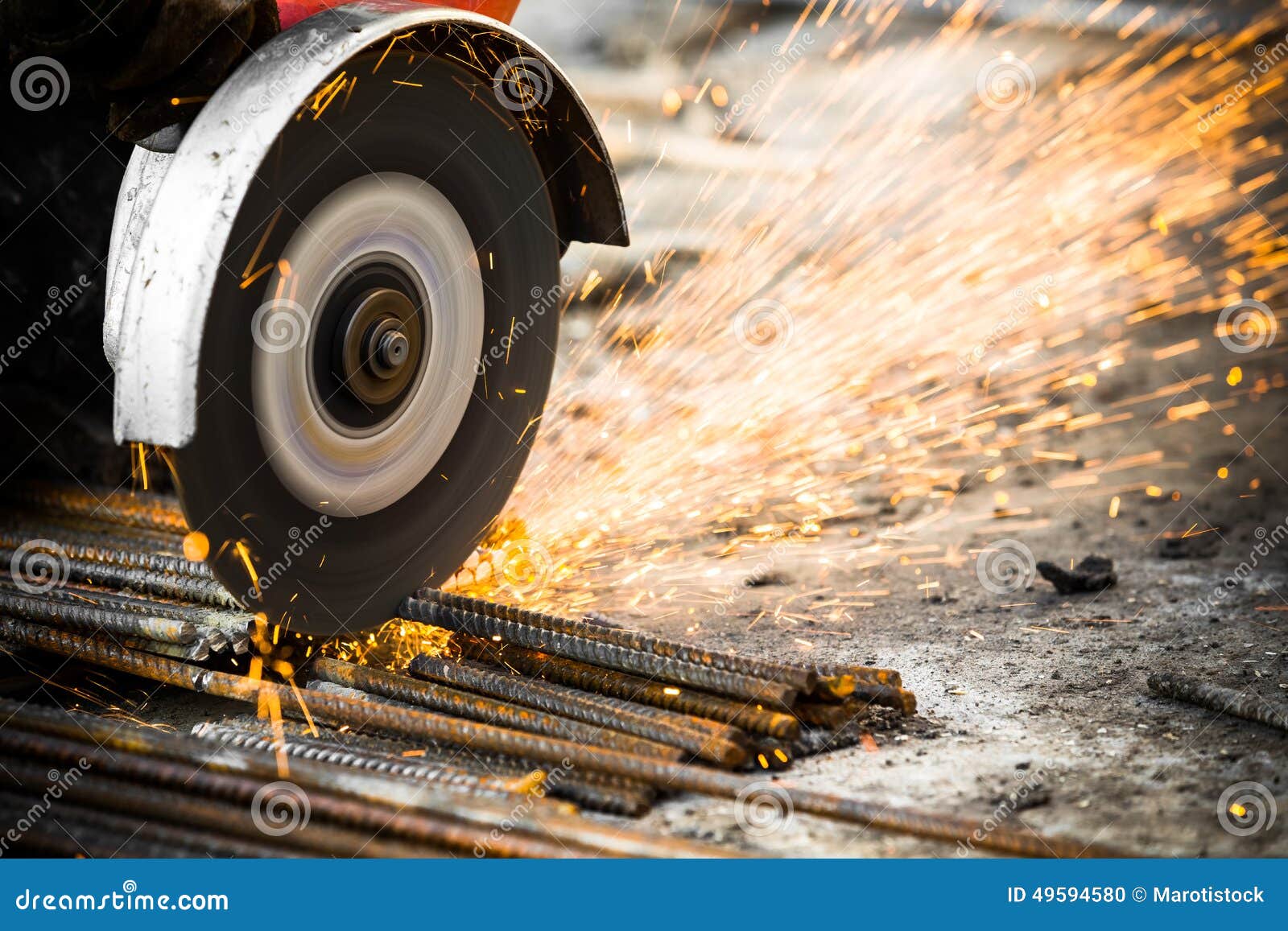 Electrical steel grinding stock photo. Image of engineering - 49594580