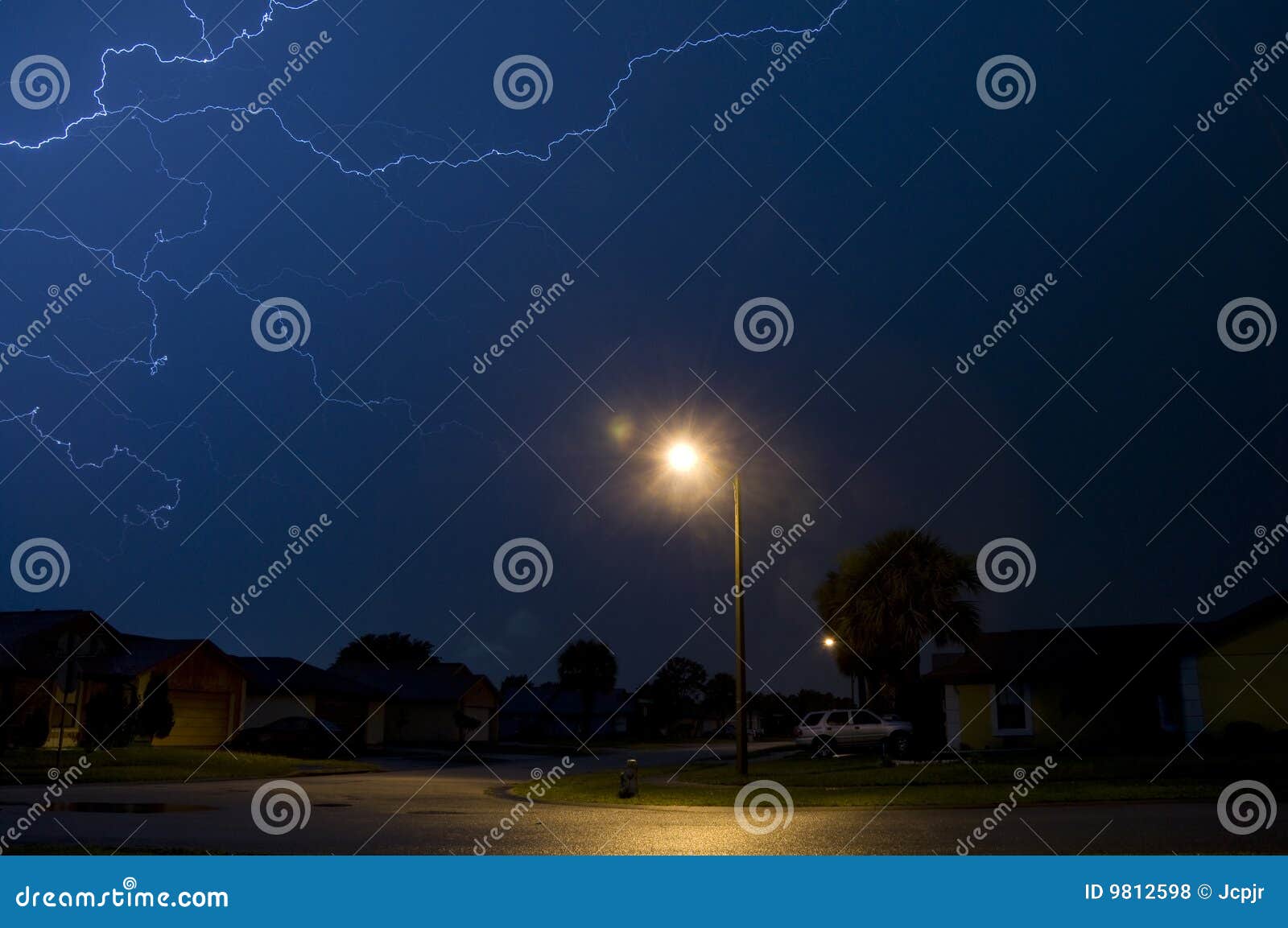 Electrical storm stock photo. Image of strike, danger - 9812598