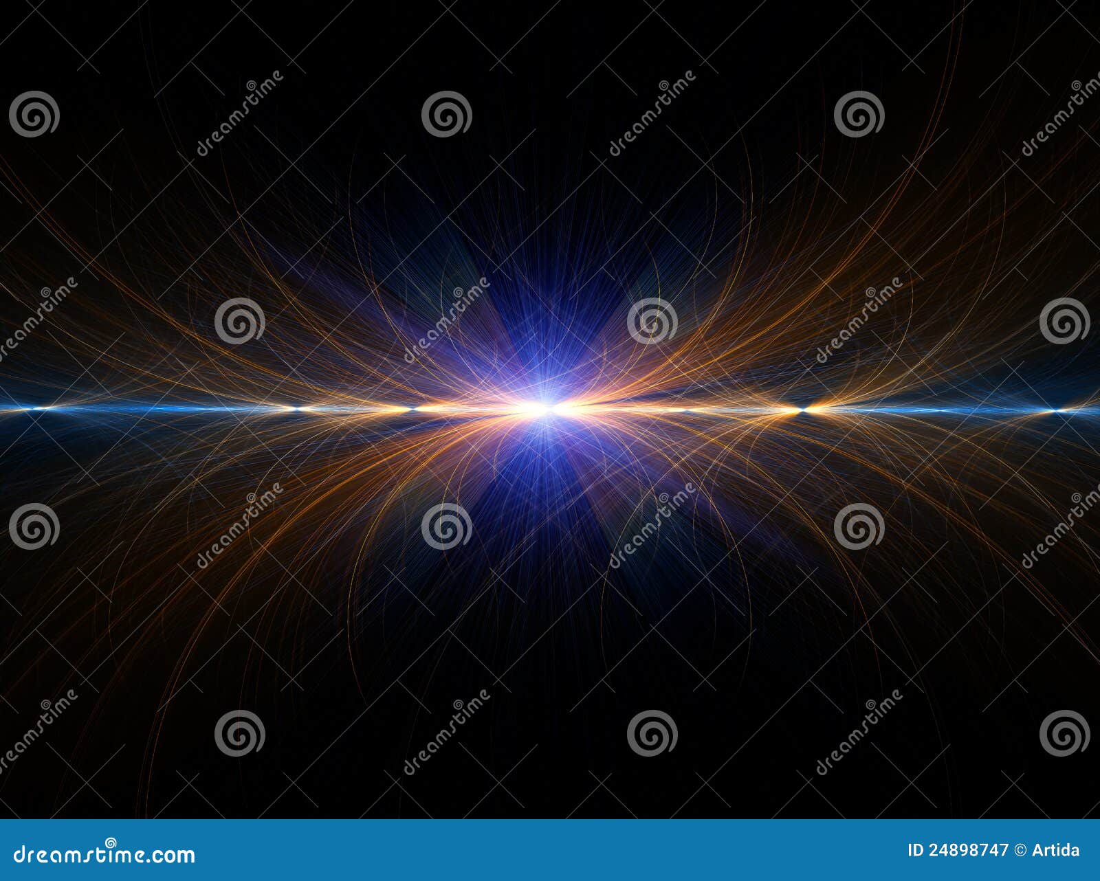 Electrical Stream, Sine Waves Stock Illustration - Illustration of ...