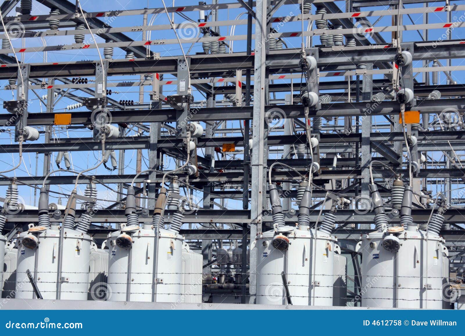 Electrical sub station stock photo. Image of highline - 4612758