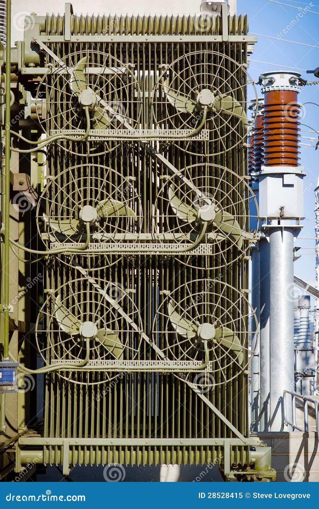 Electrical Substation stock image. Image of industrial - 28528415
