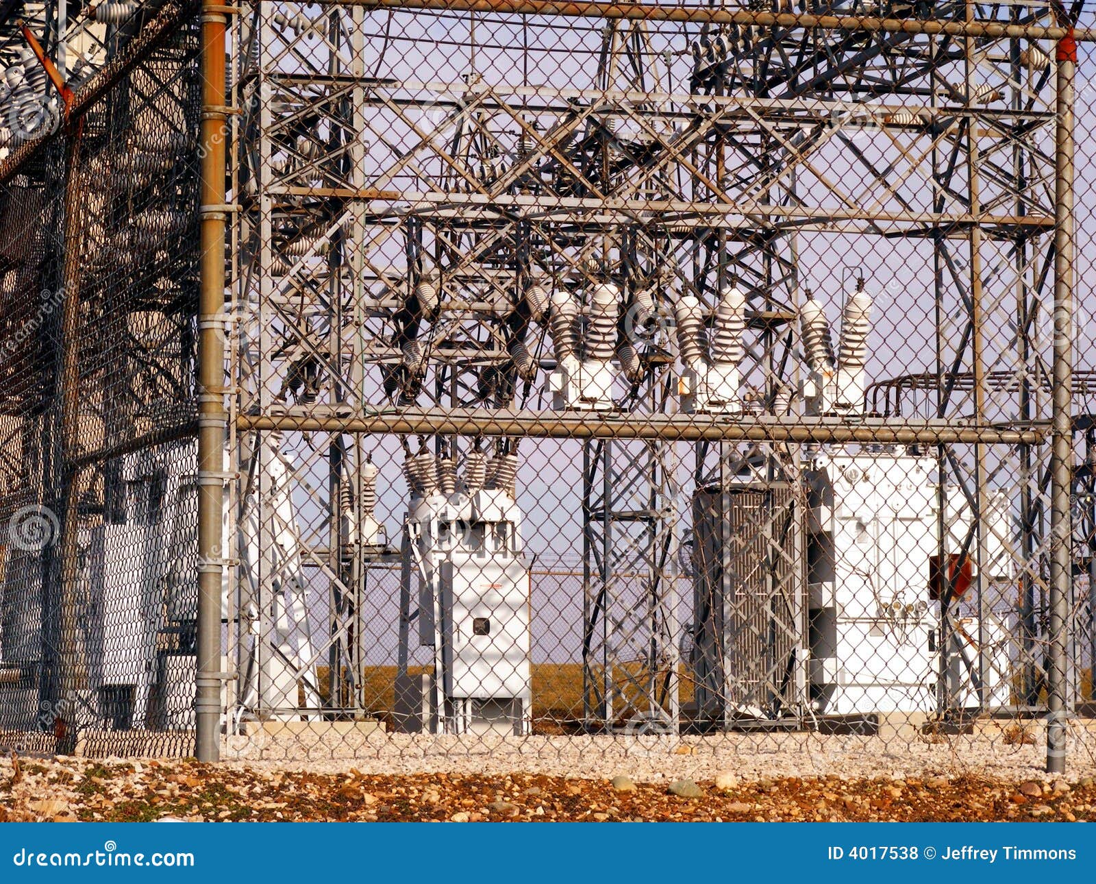 Electrical Substation stock photo. Image of substation - 4017538
