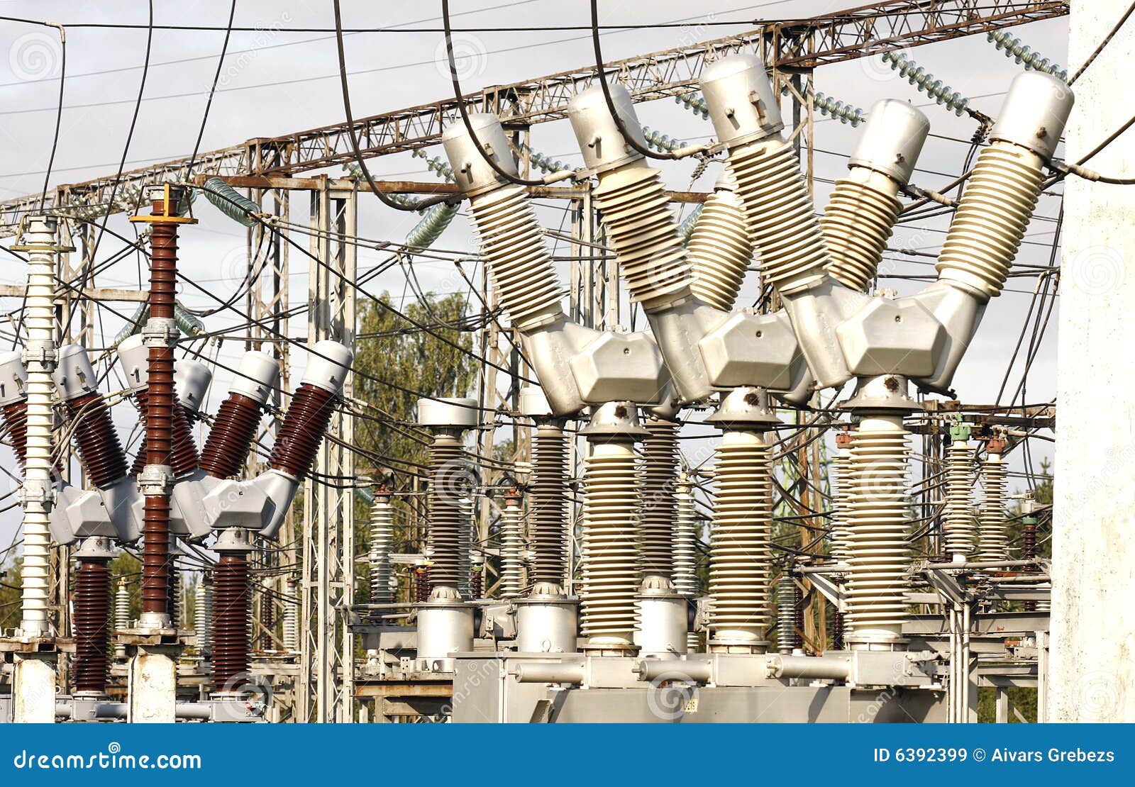 Electrical Substation Royalty-Free Stock Photography | CartoonDealer ...