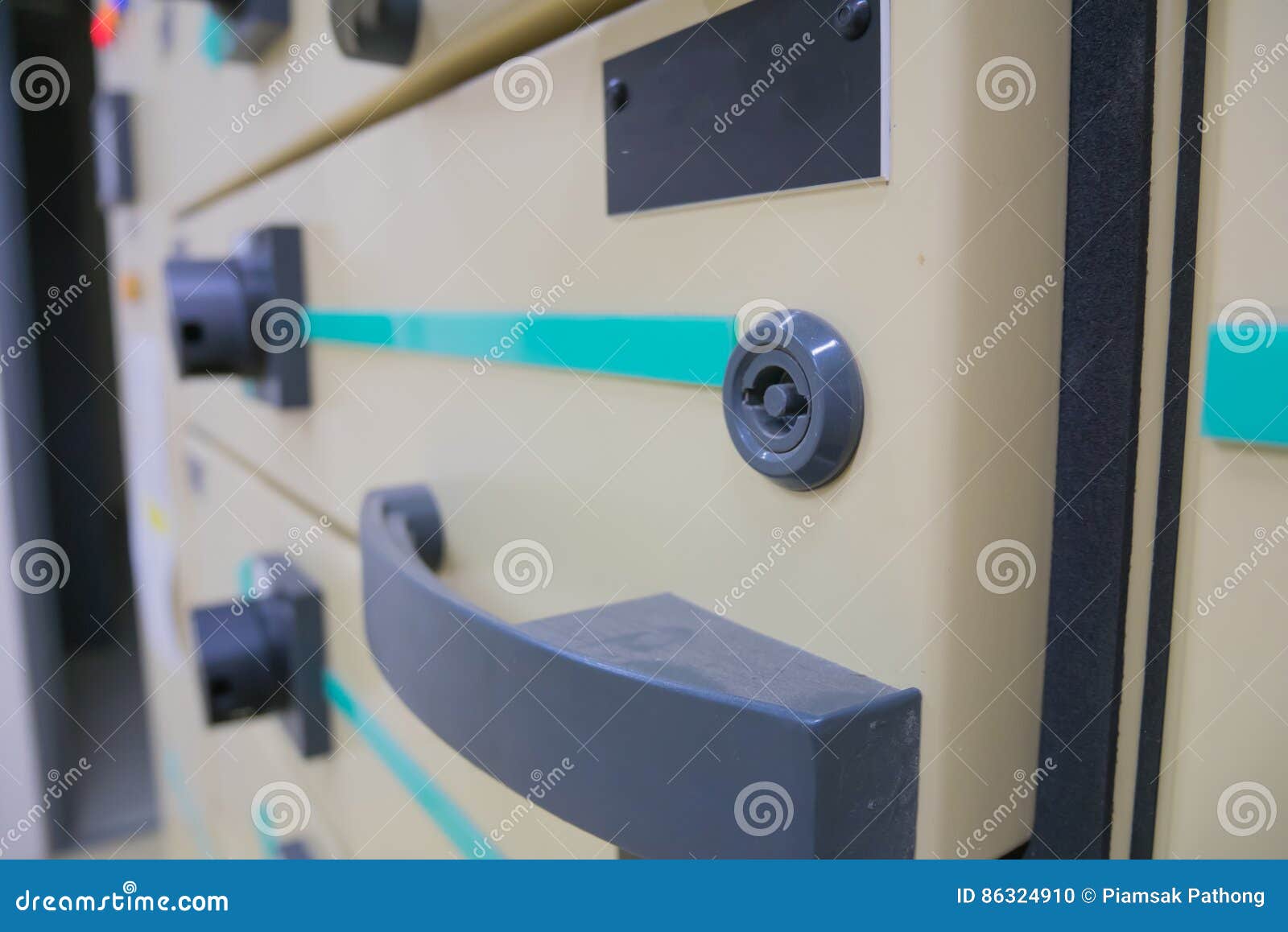 Electrical Substation Cabinet Stock Photo - Image of generator ...