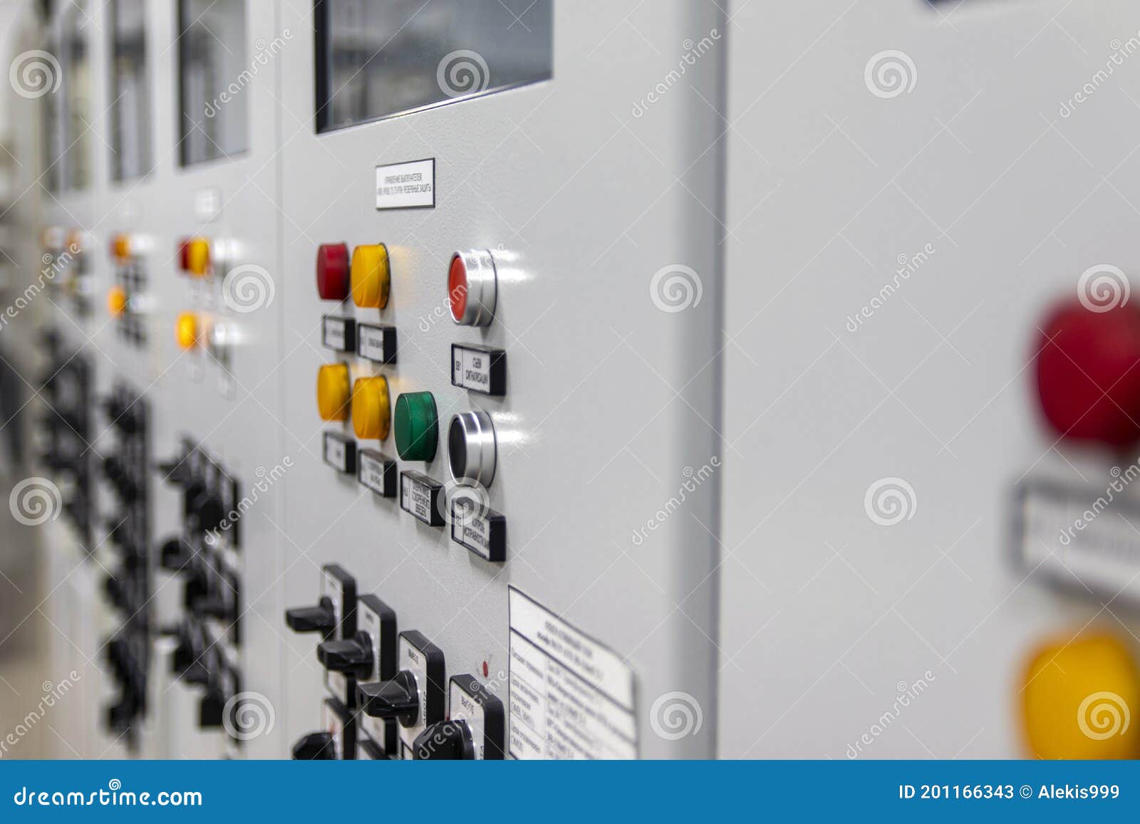 Electrical Substation Gear Shifting in Power Plant, Industrial ...
