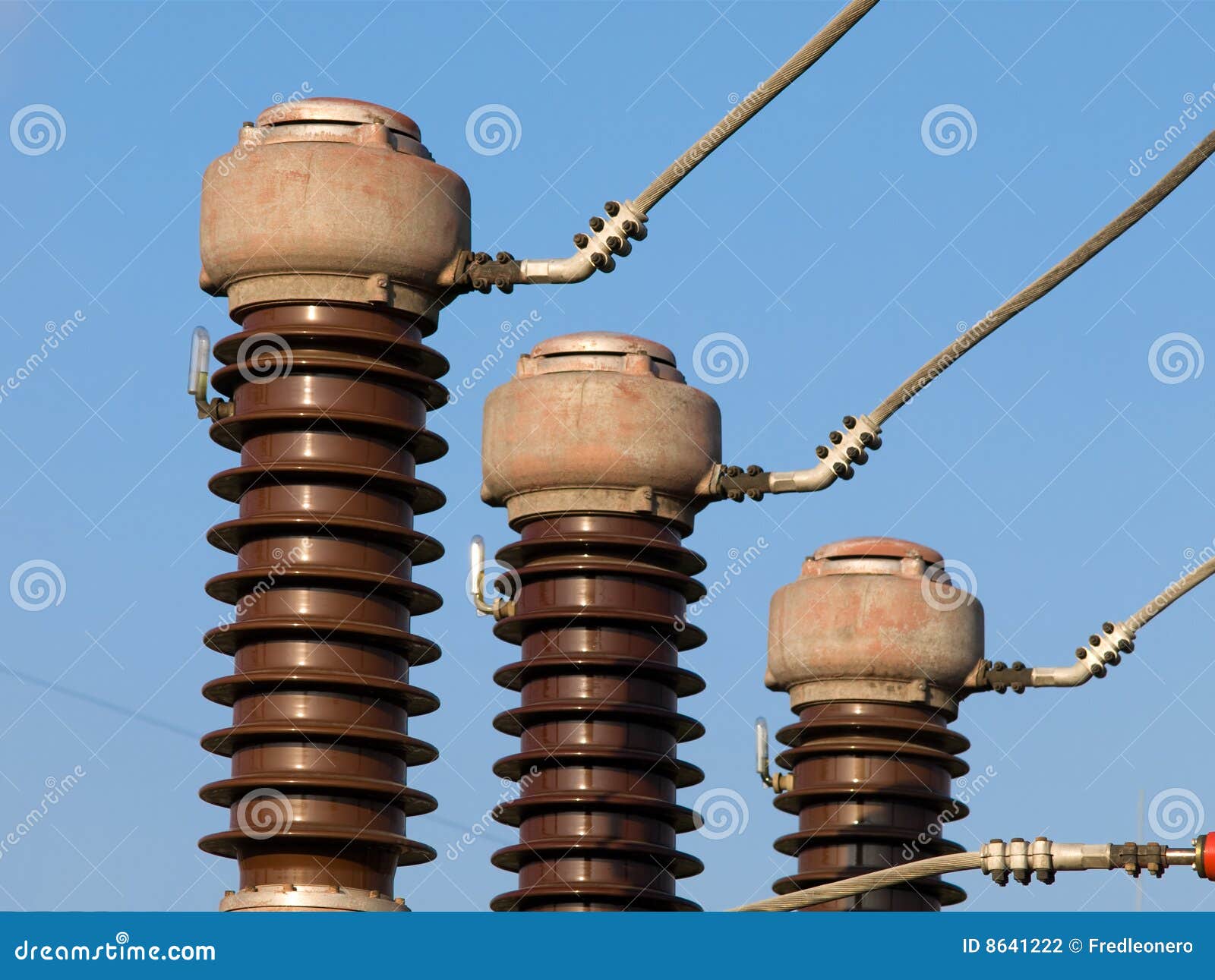 Electrical Substation Insulators Picture. Image: 8641222