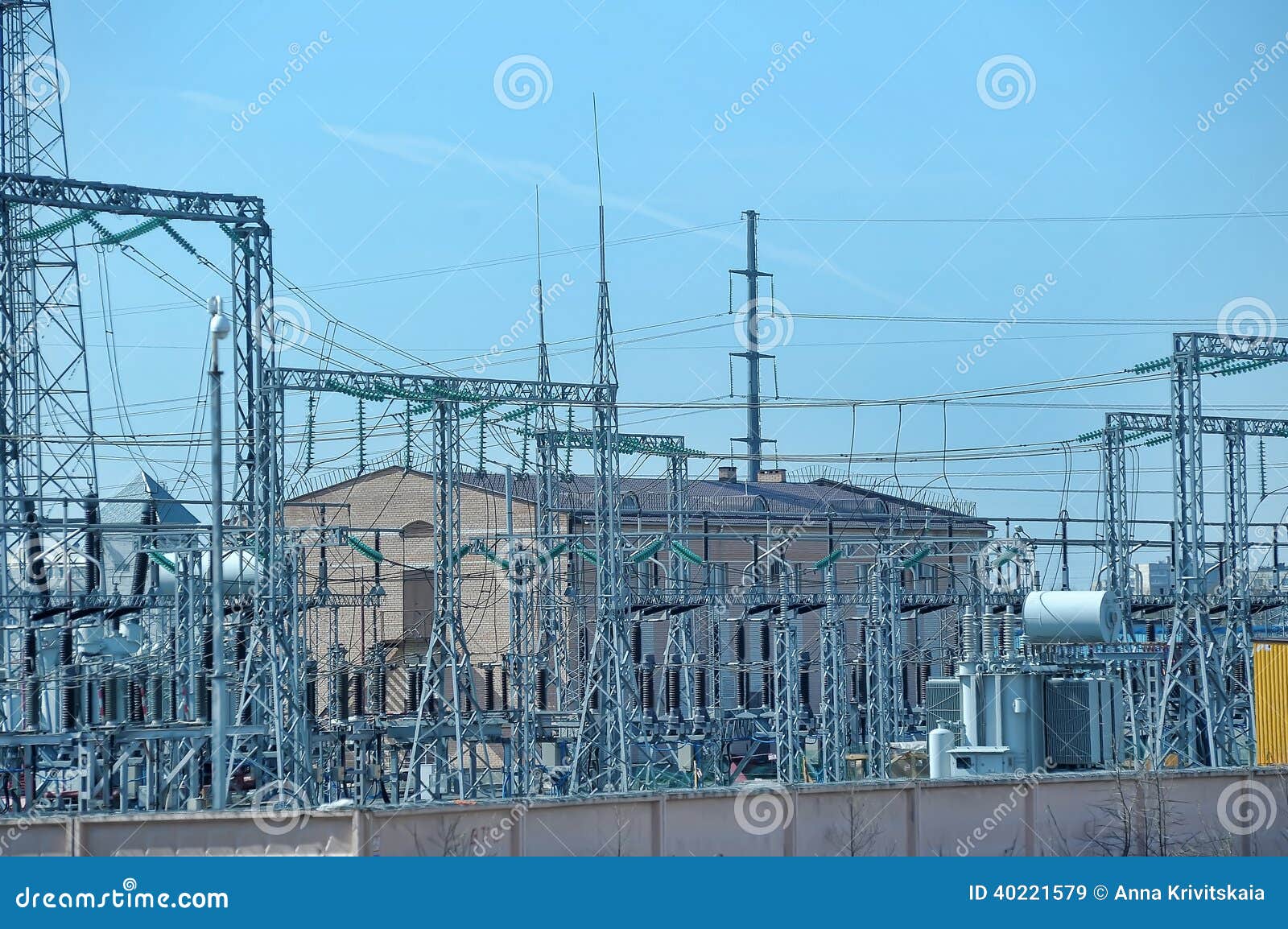 Electrical Substation. Editorial Photo | CartoonDealer.com #105714539