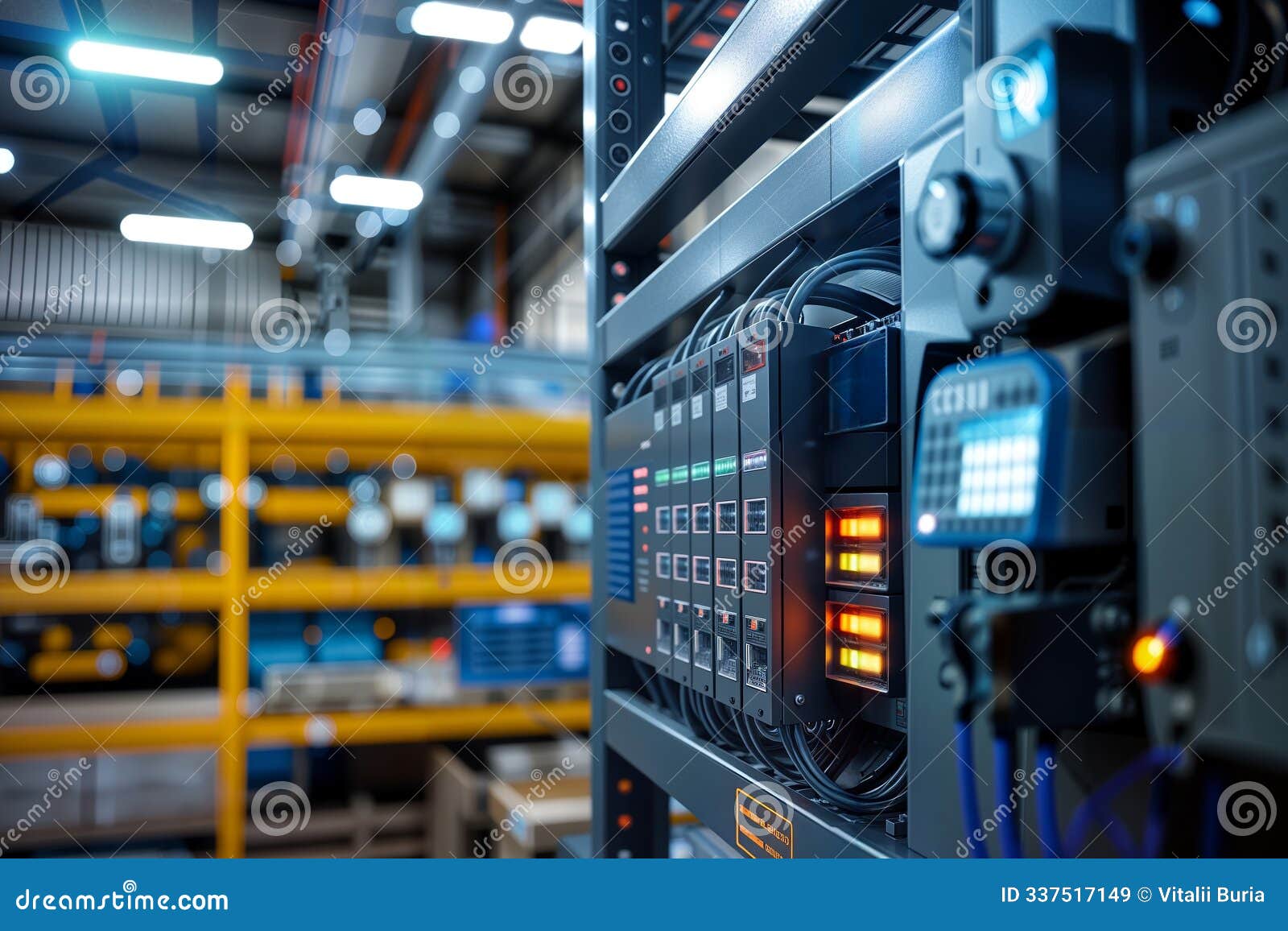 Complex Indoor Switchgear with Diverse Control Features, Generative Ai ...