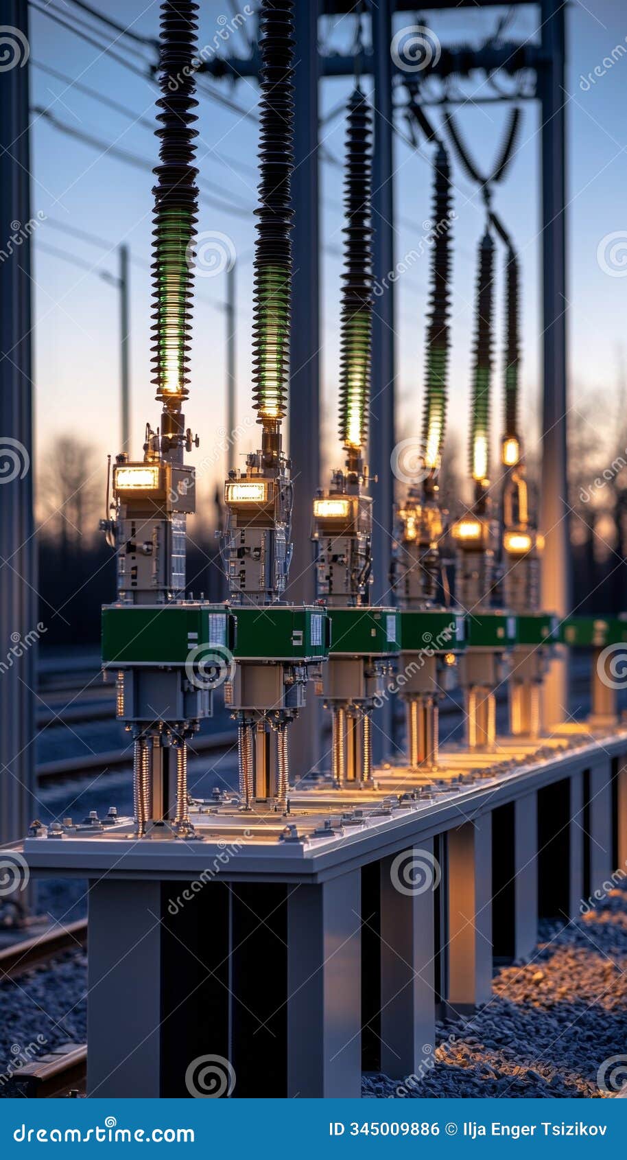 Low Voltage Switchgear At Power Plant. Electrical Tech Equipment ...