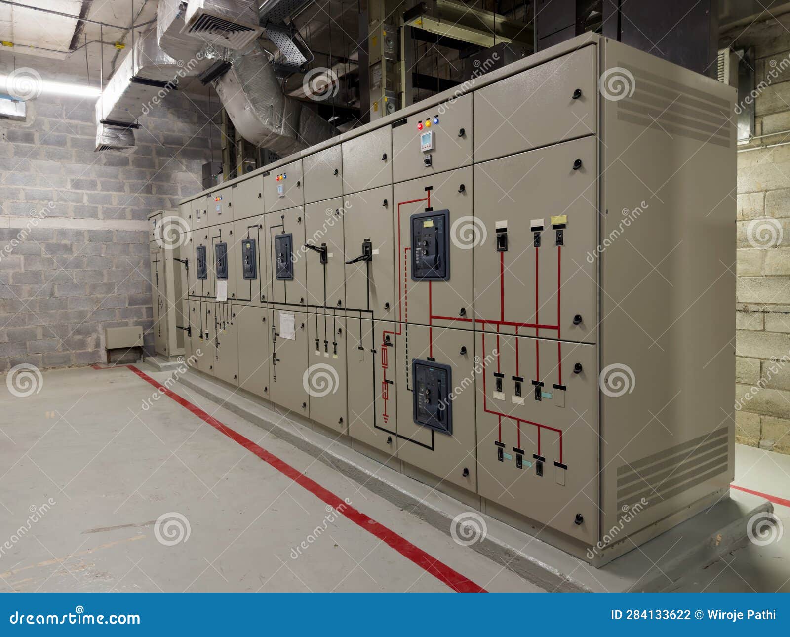 Electrical Switch Control Cabinet, Electrical Switchboard in Industrial ...