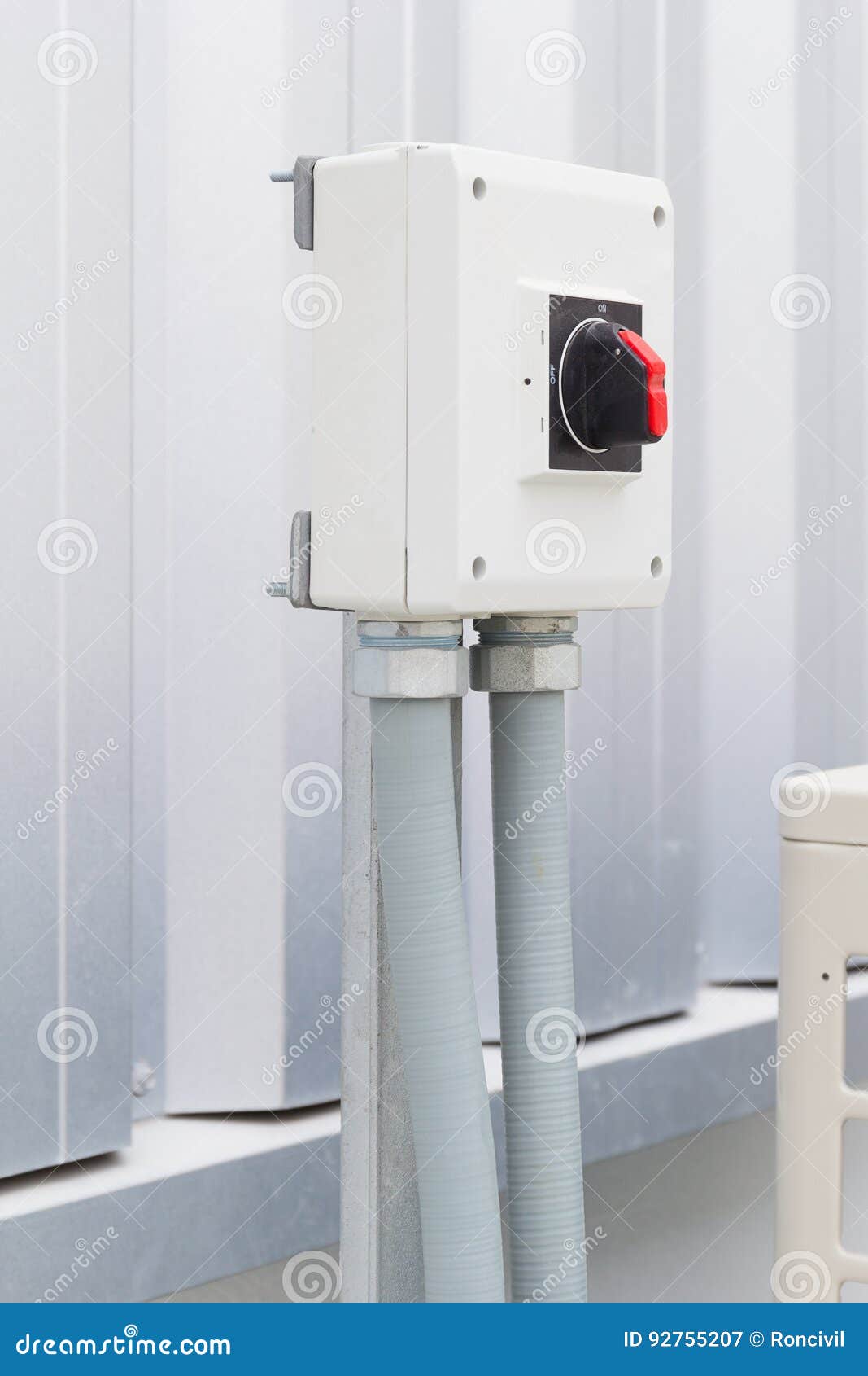 Electrical switch control stock image. Image of panel - 92755207