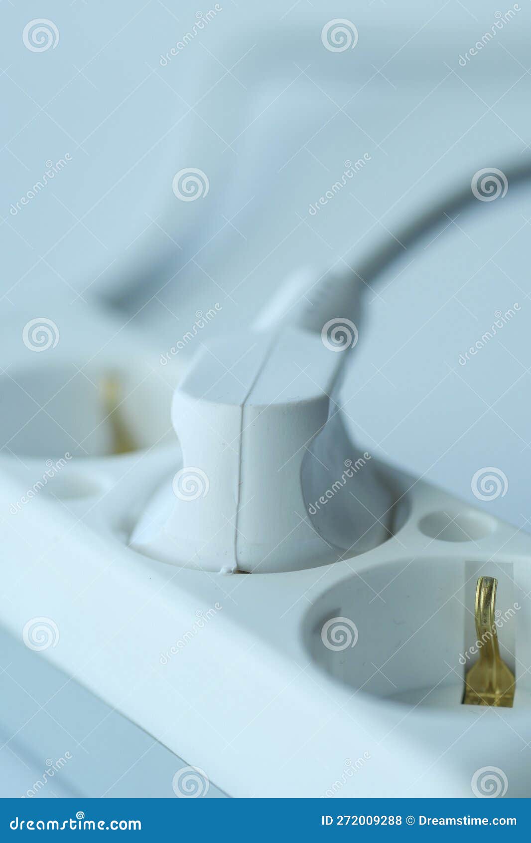 Electrical Switch and Plug on Table Stock Photo - Image of clipping ...