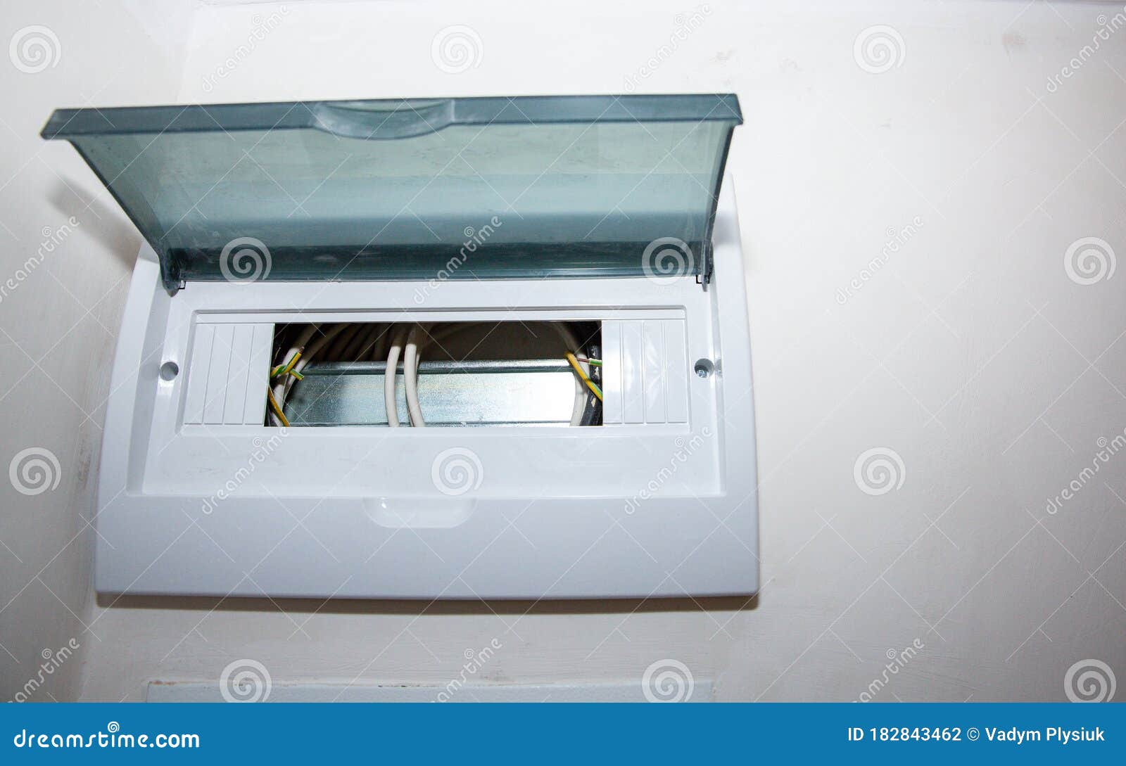 Electrical Switchboard in the Apartment Stock Photo - Image of ...