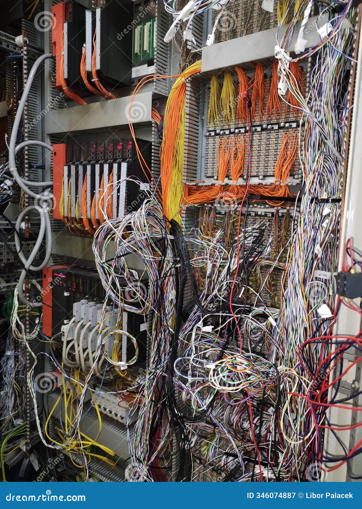 Electrical Switchboard with Control System before Restoration ...