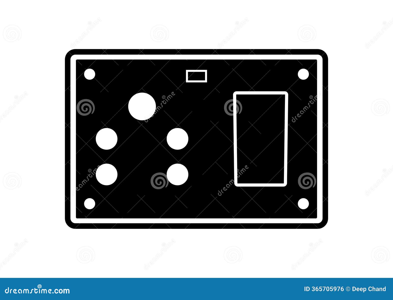 Electrical Switchboard Icon Vector Illustration | CartoonDealer.com ...
