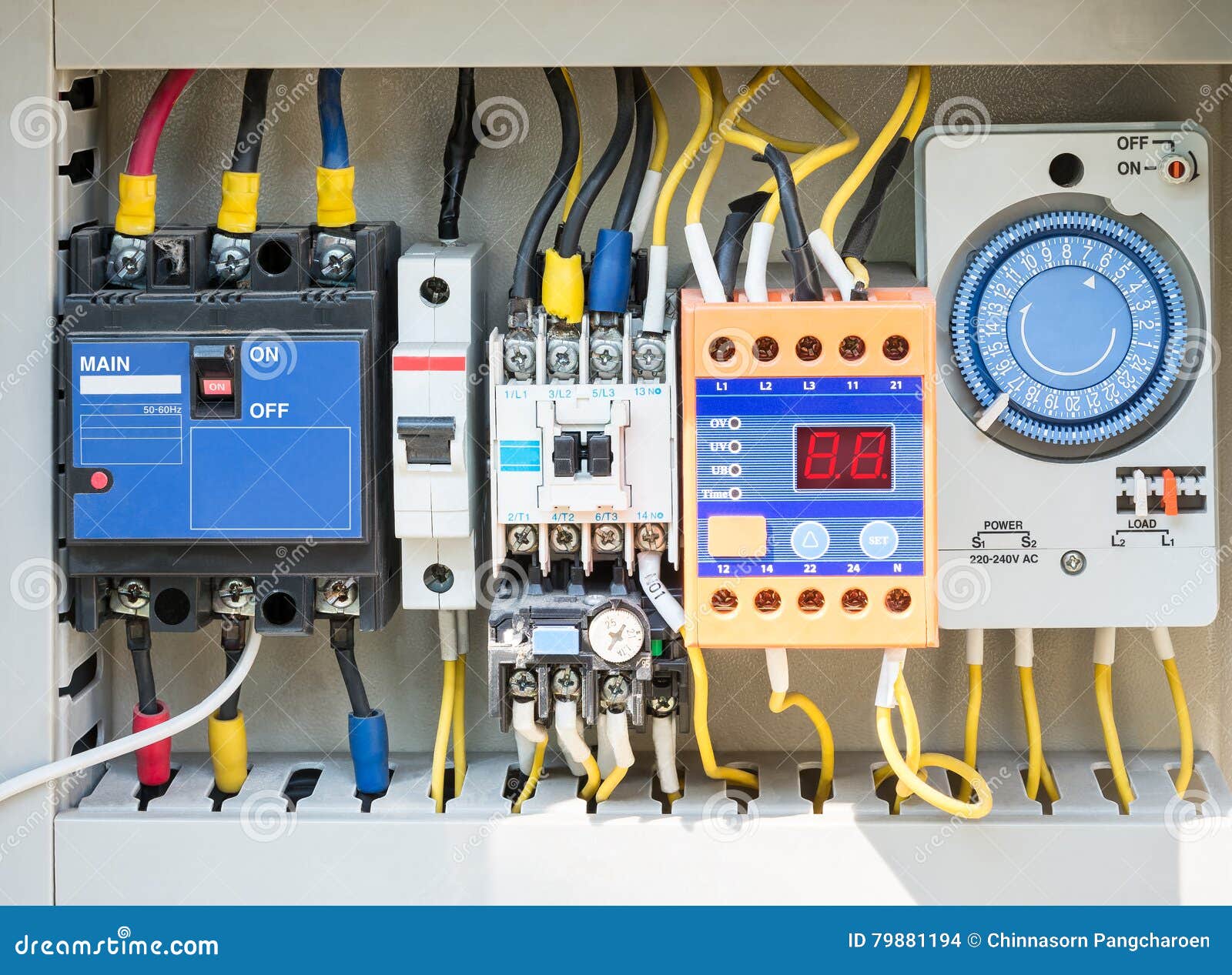 Electrical switchboard stock photo. Image of switch, system - 79881194