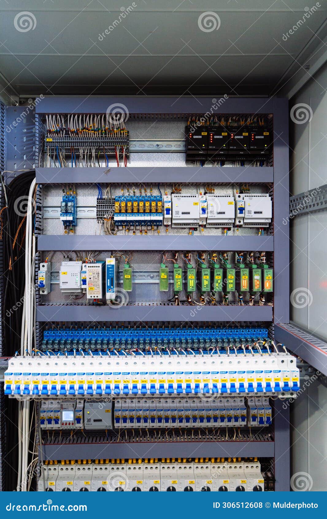 Electrical Switchgear Equipment in the Switchgear Cabinet Stock Photo ...