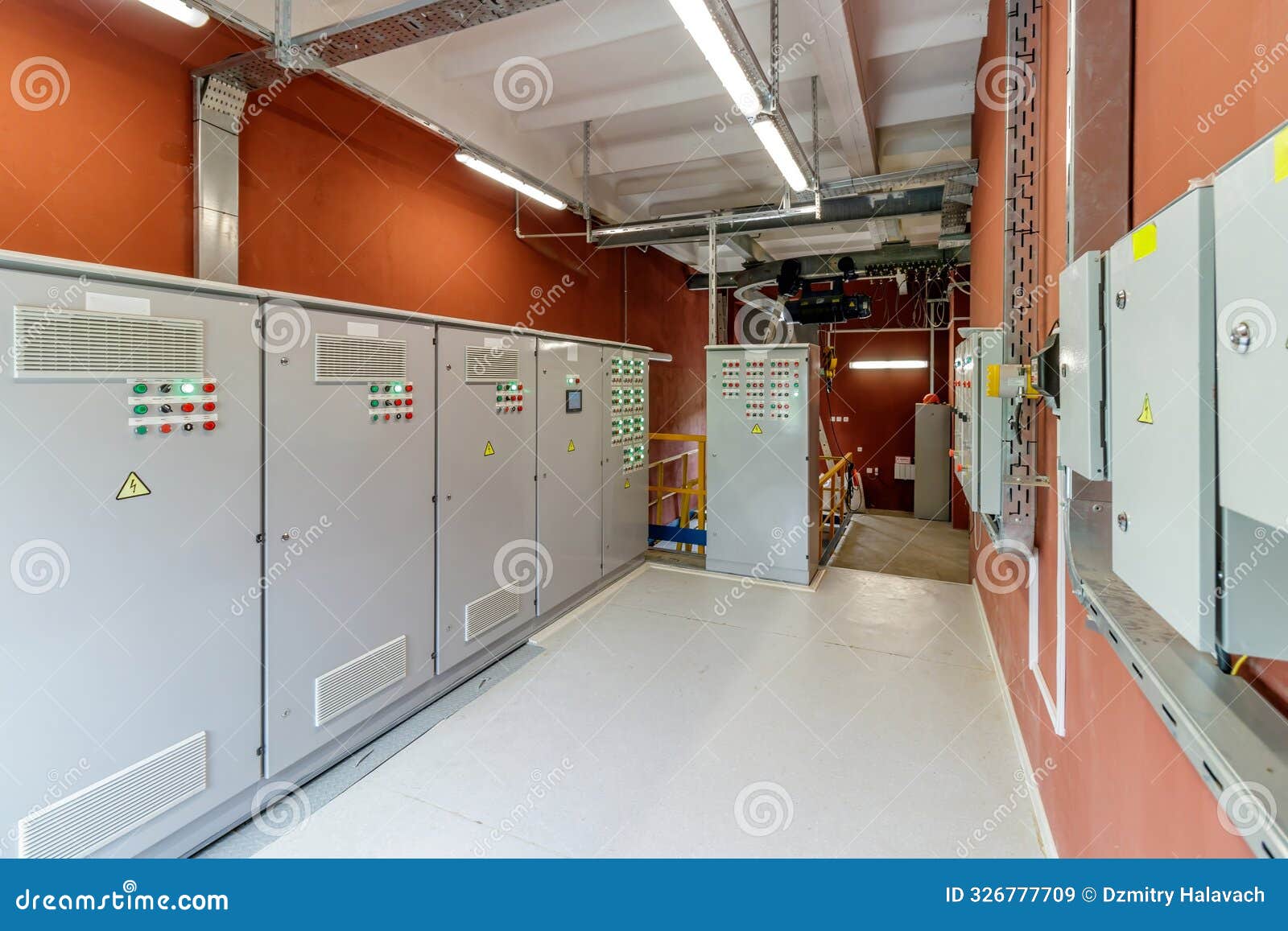 Switchgear,Industrial Electrical Switch Panel At Substation Of Power ...