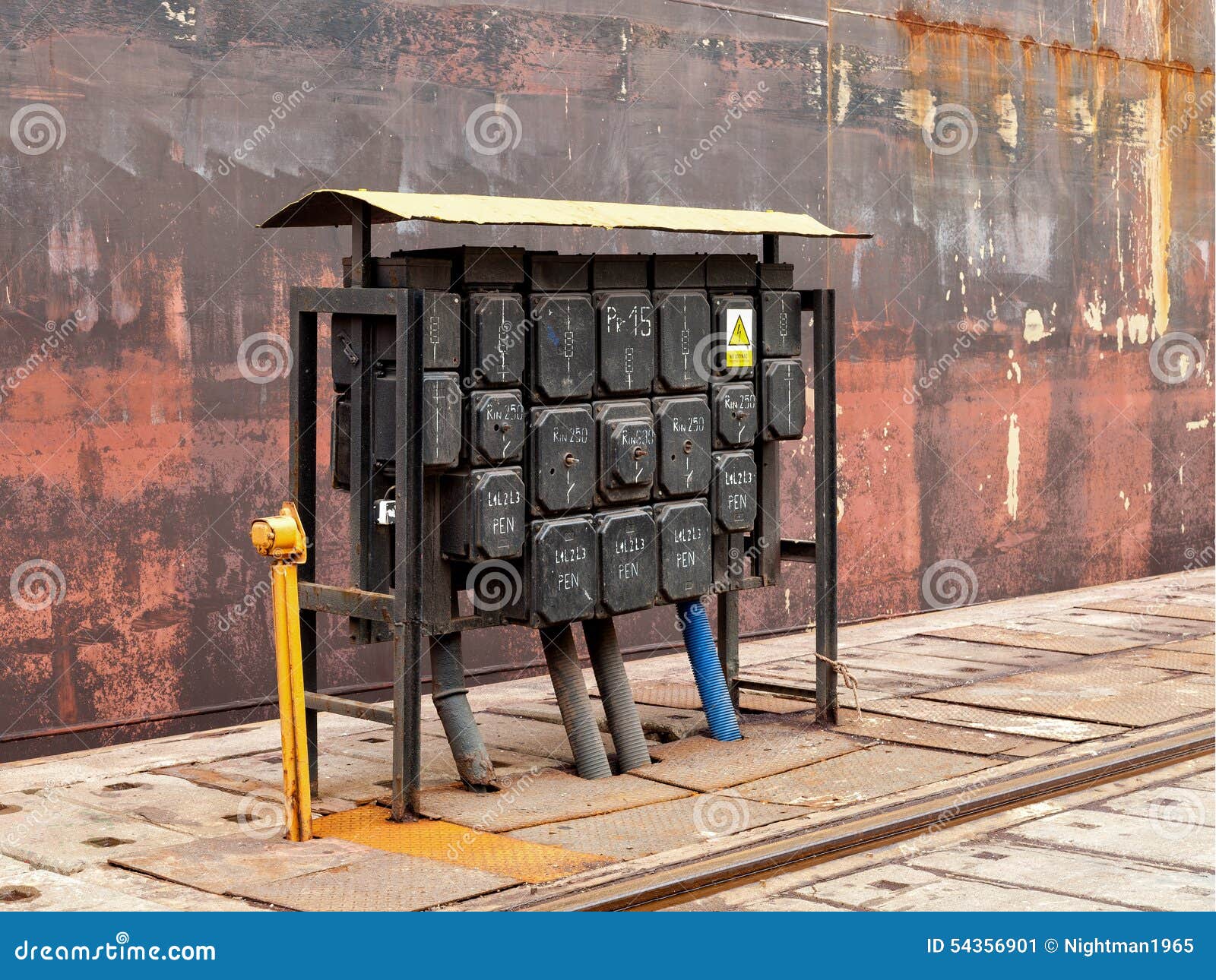 Electrical Switching Station Stock Image - Image of industrial, panel ...