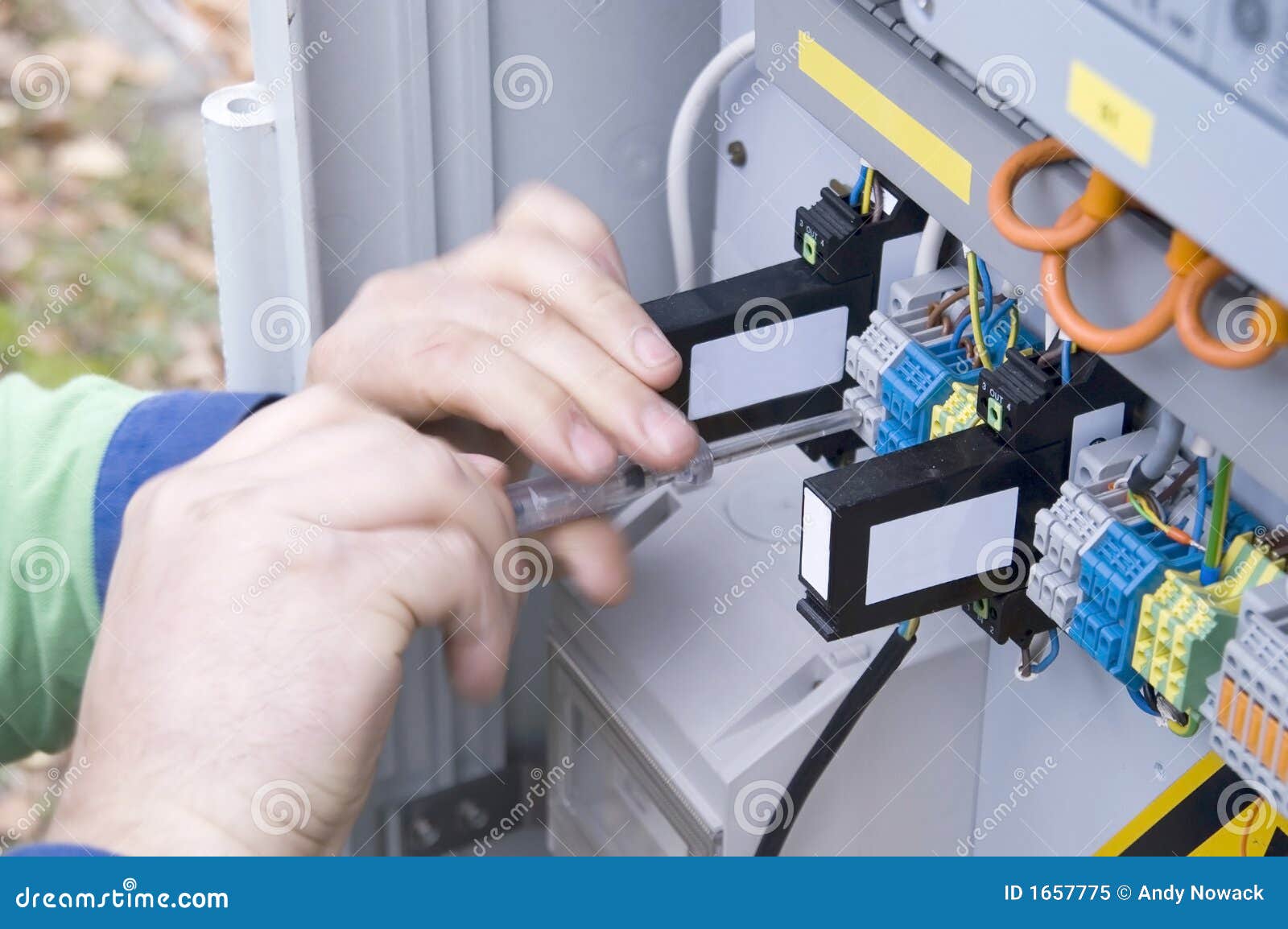 Electrical system stock image. Image of alertness, measuring - 1657775