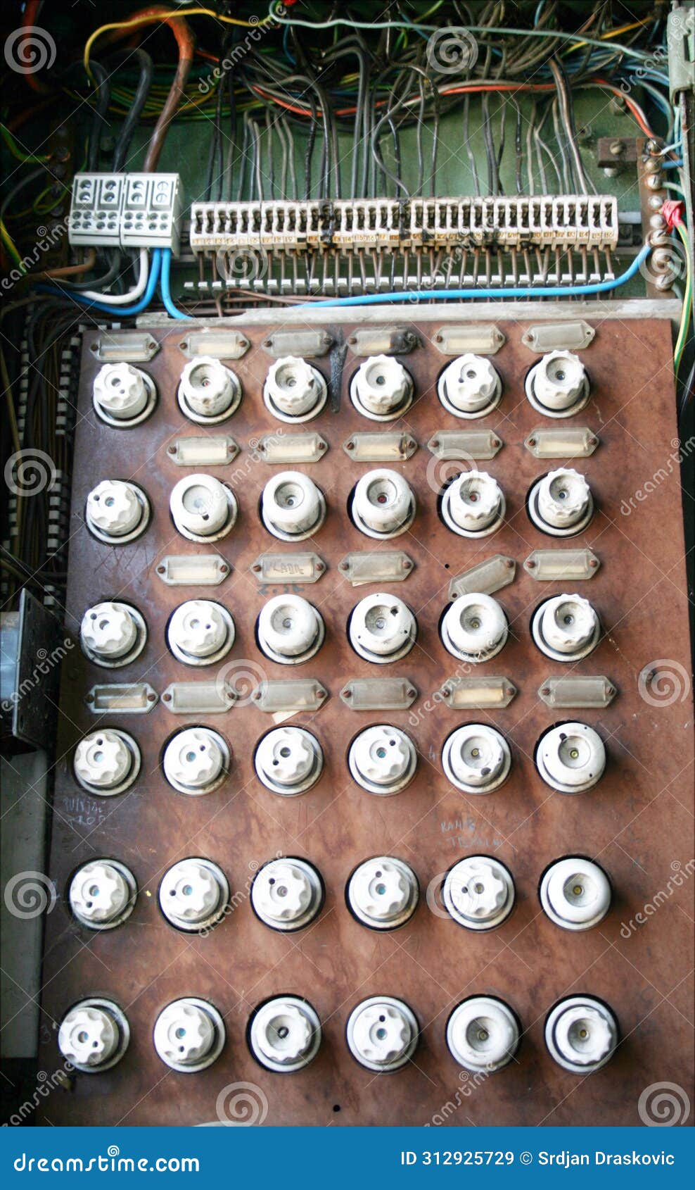 Electrical System, Ceramic Fuse Stock Image - Image of instrument ...