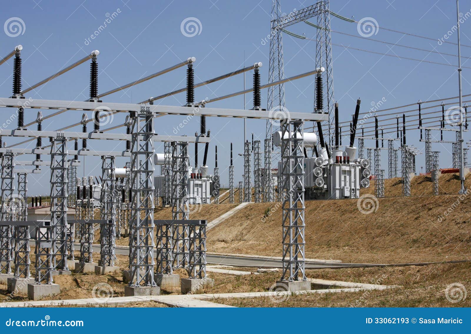 Electrical system stock image. Image of station, environment - 33062193