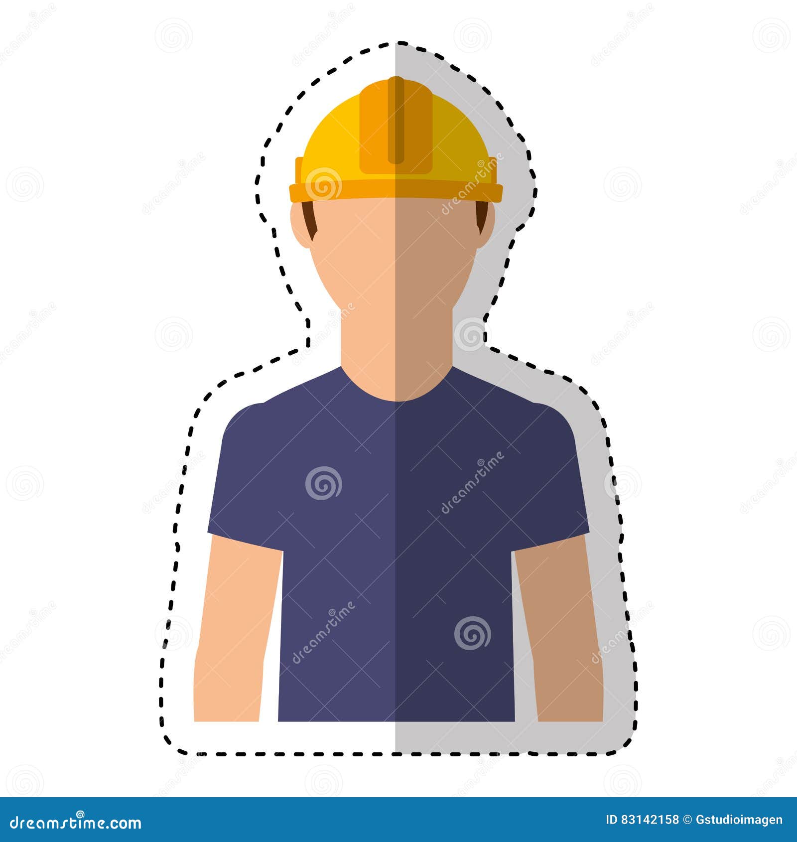 Electrical Technician Avatar Character Stock Illustration ...