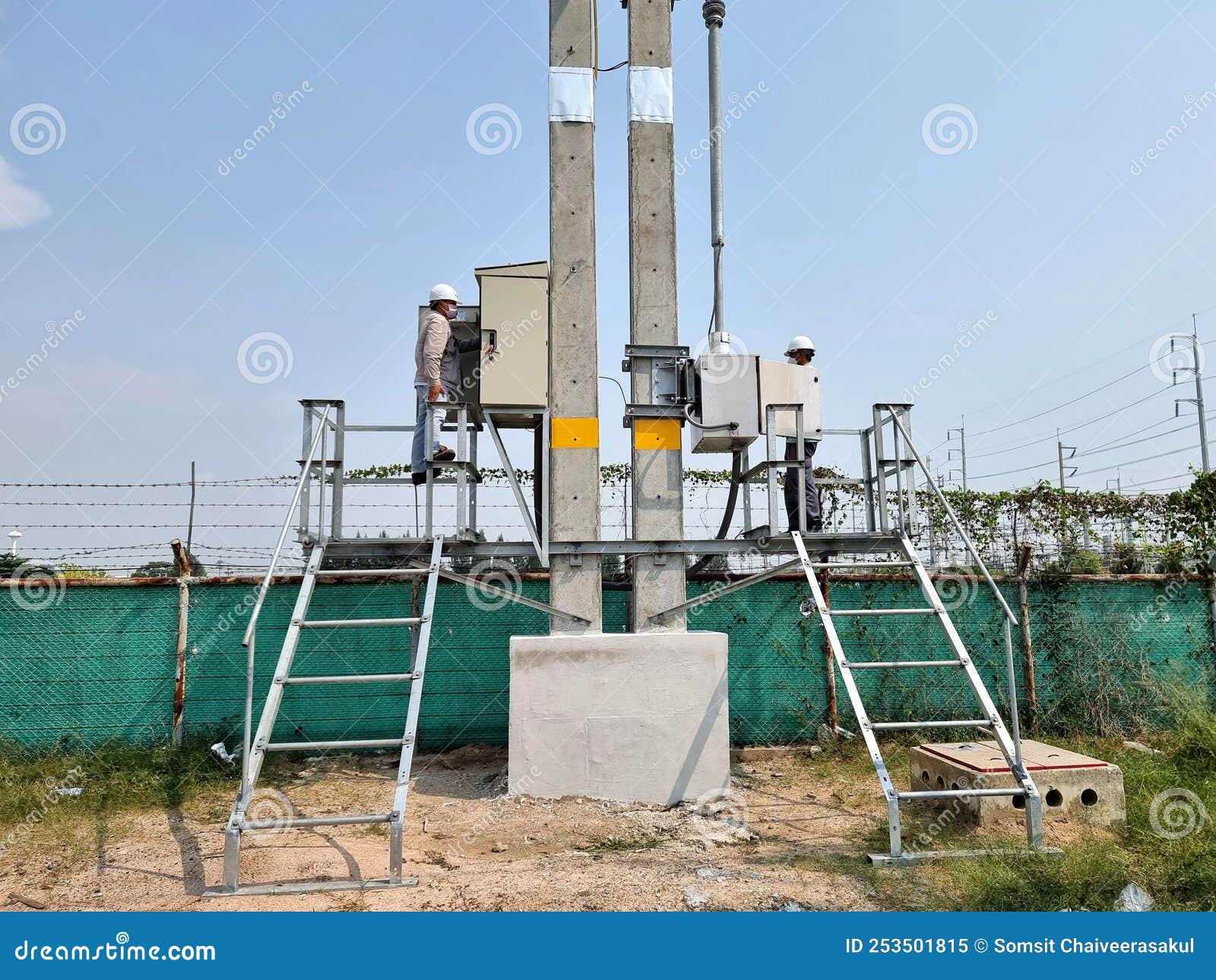 The Electrical 115kV Transformer Feeder Single-line Diagram On The ...