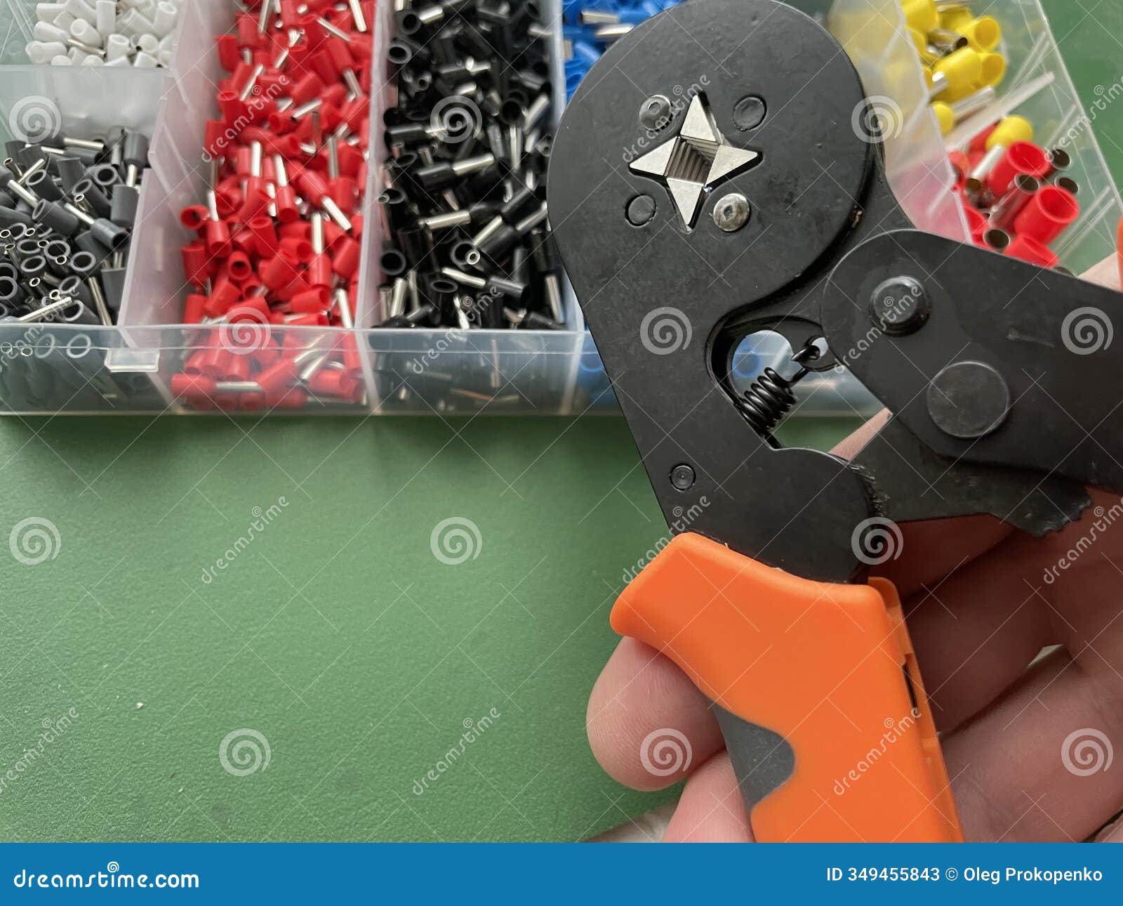 Electrical Terminals for Junction Box Installation Stock Image - Image ...