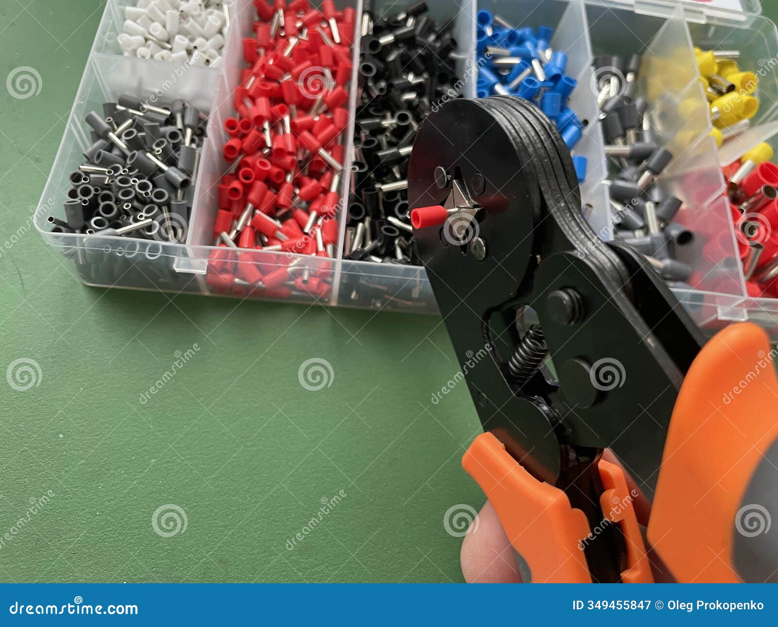 Electrical Terminals for Junction Box Installation Stock Image - Image ...