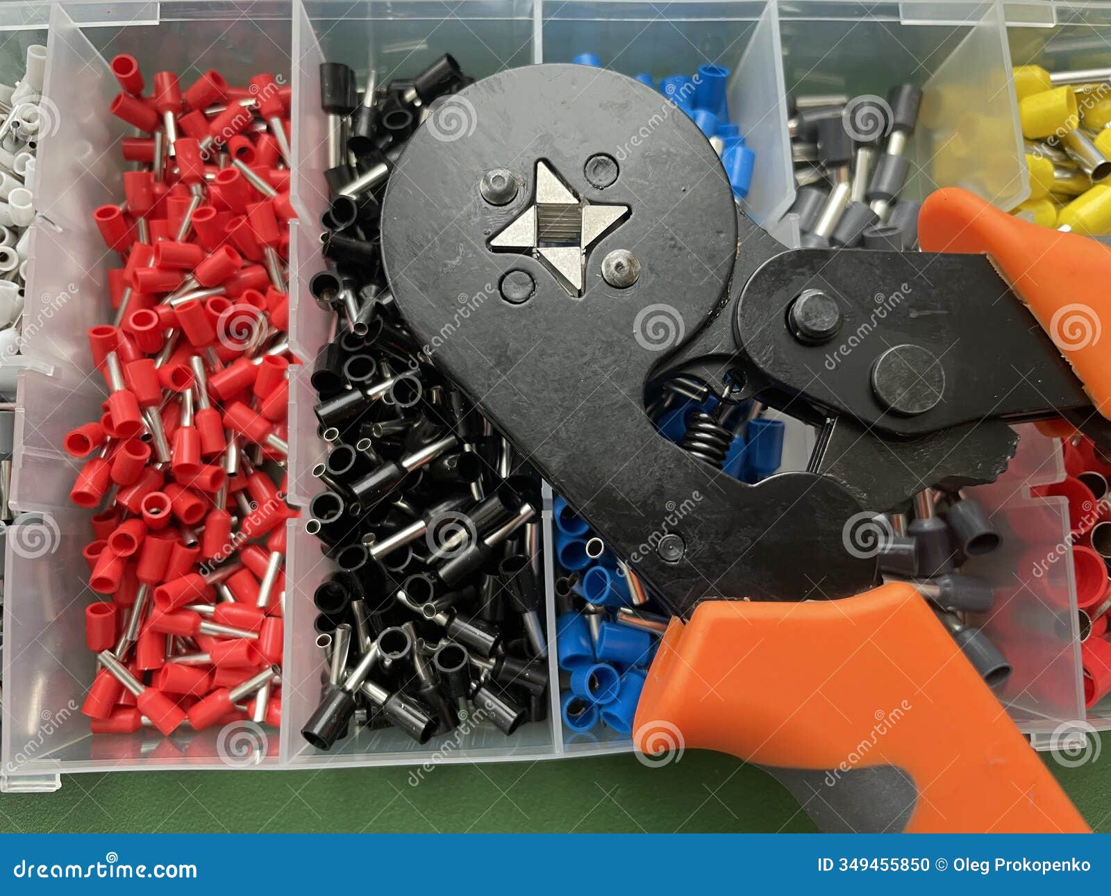 Electrical Terminals for Junction Box Installation Stock Photo - Image ...