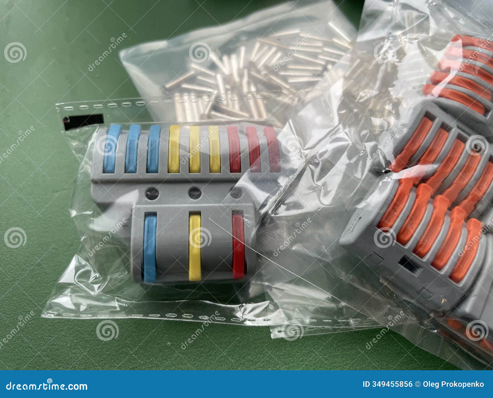 Electrical Terminals for Junction Box Installation Stock Photo - Image ...