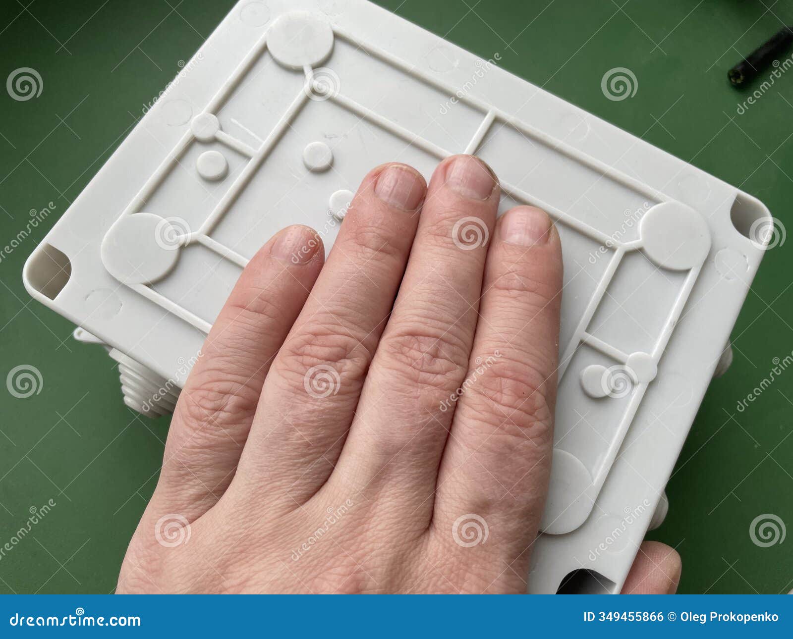 Electrical Terminals for Junction Box Installation Stock Photo - Image ...