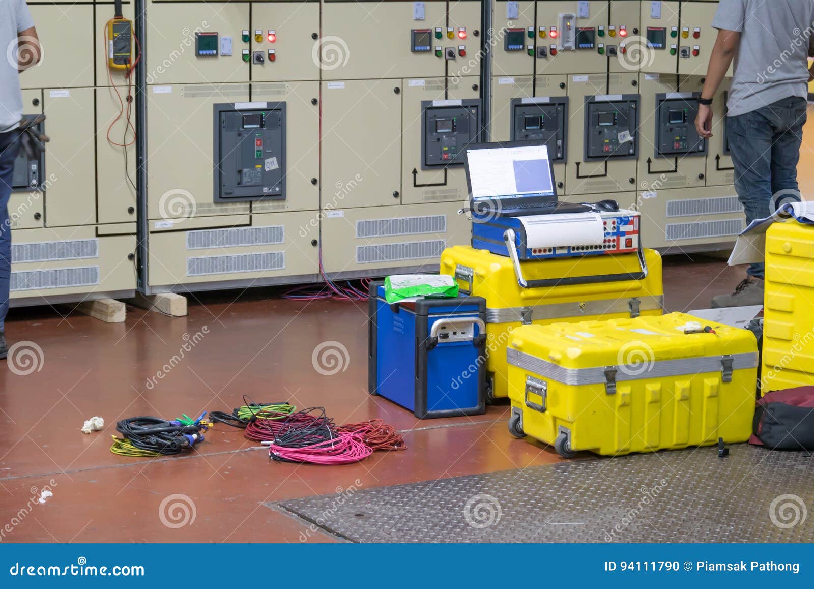 Electrical Testing Equipment Stock Photo - Image of meter, manual: 94111790
