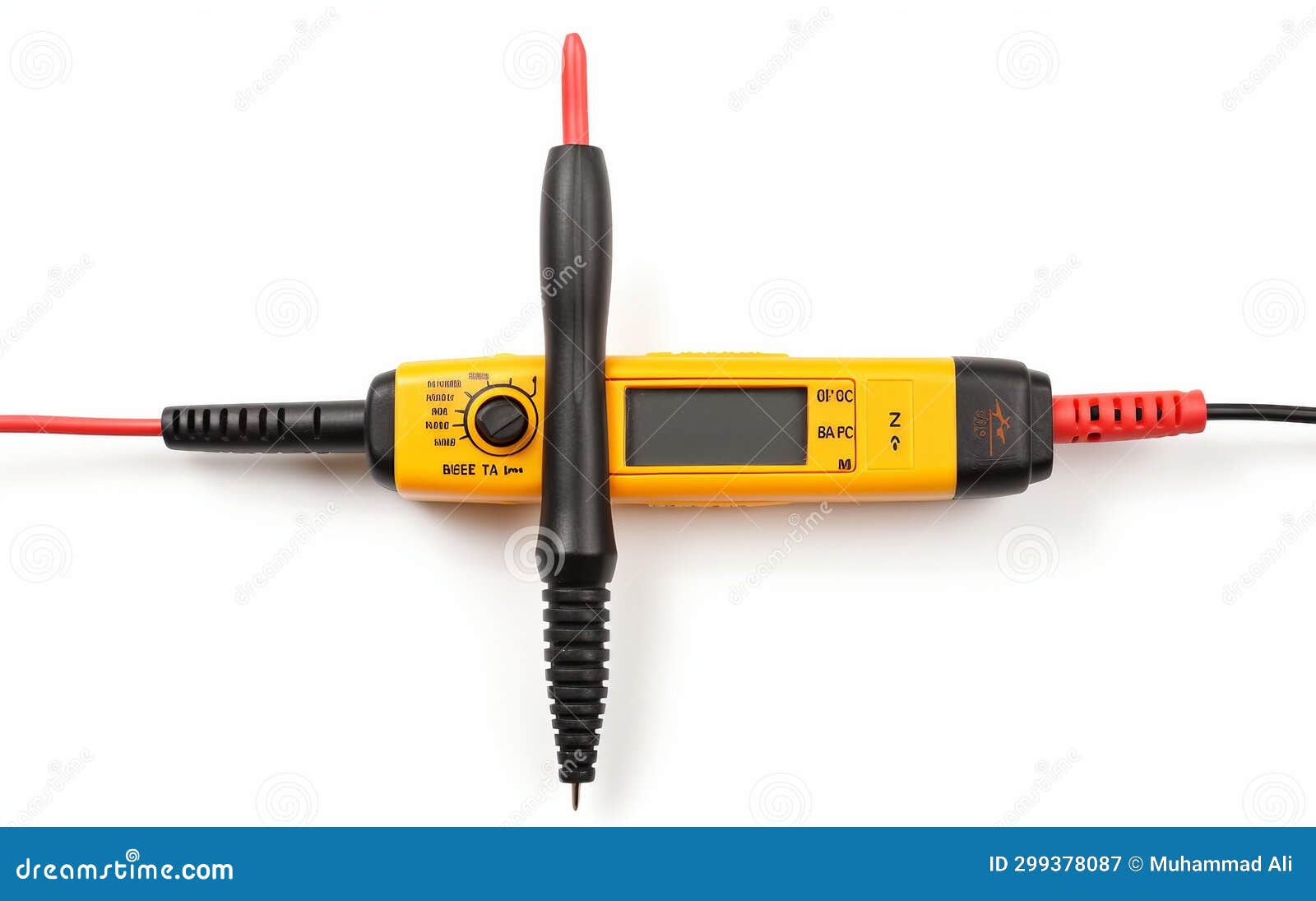 Electrical Testing Tool on White Background Stock Image - Image of ...
