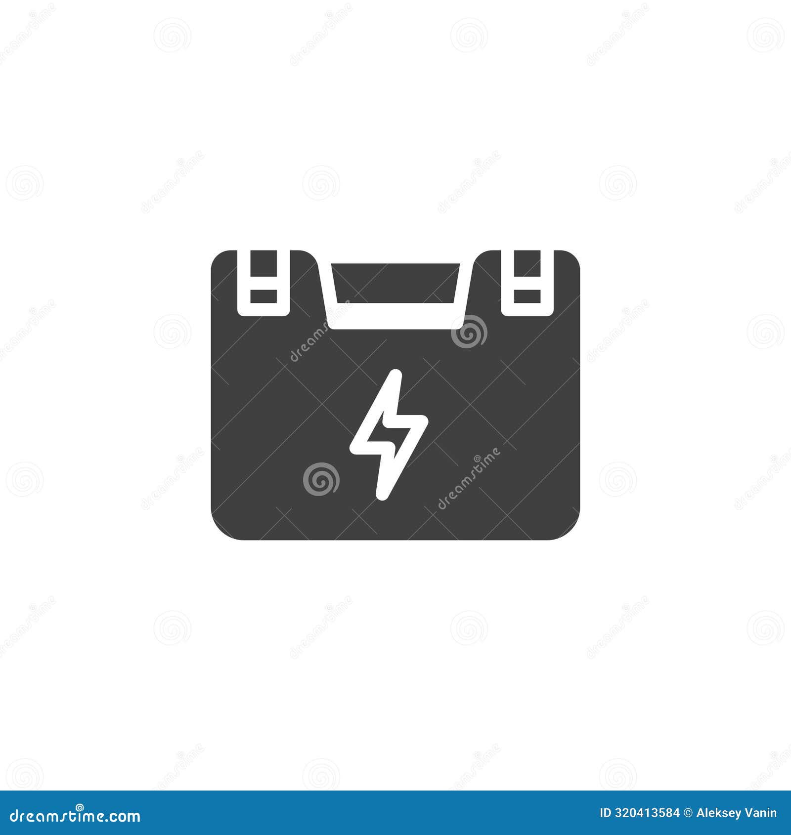 Electrical Tool Box Vector Icon Stock Vector - Illustration of ...