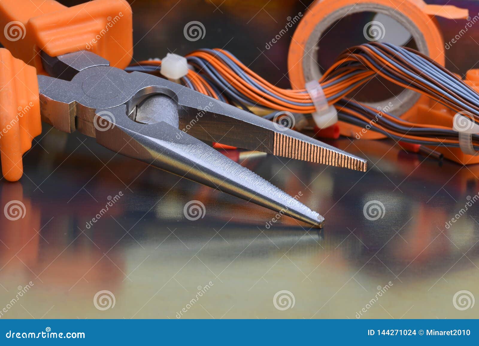 Electrical Tool and Components Stock Photo - Image of construction ...