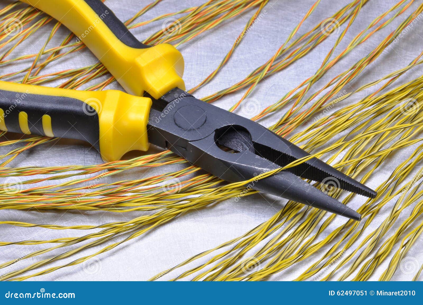 Electrical Tools and Cables Stock Image - Image of energy, connection ...