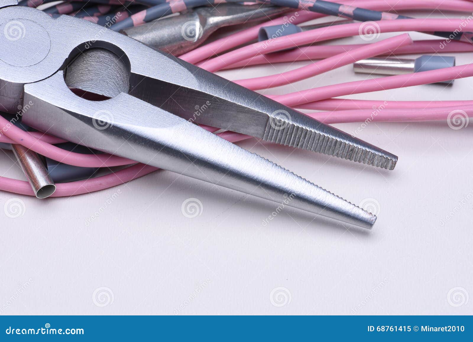 Electrical Tools, Component and Cables Stock Image - Image of ...
