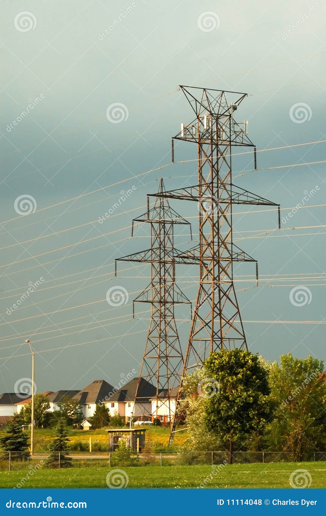 Electrical Tower stock photo. Image of global, generation - 11114048