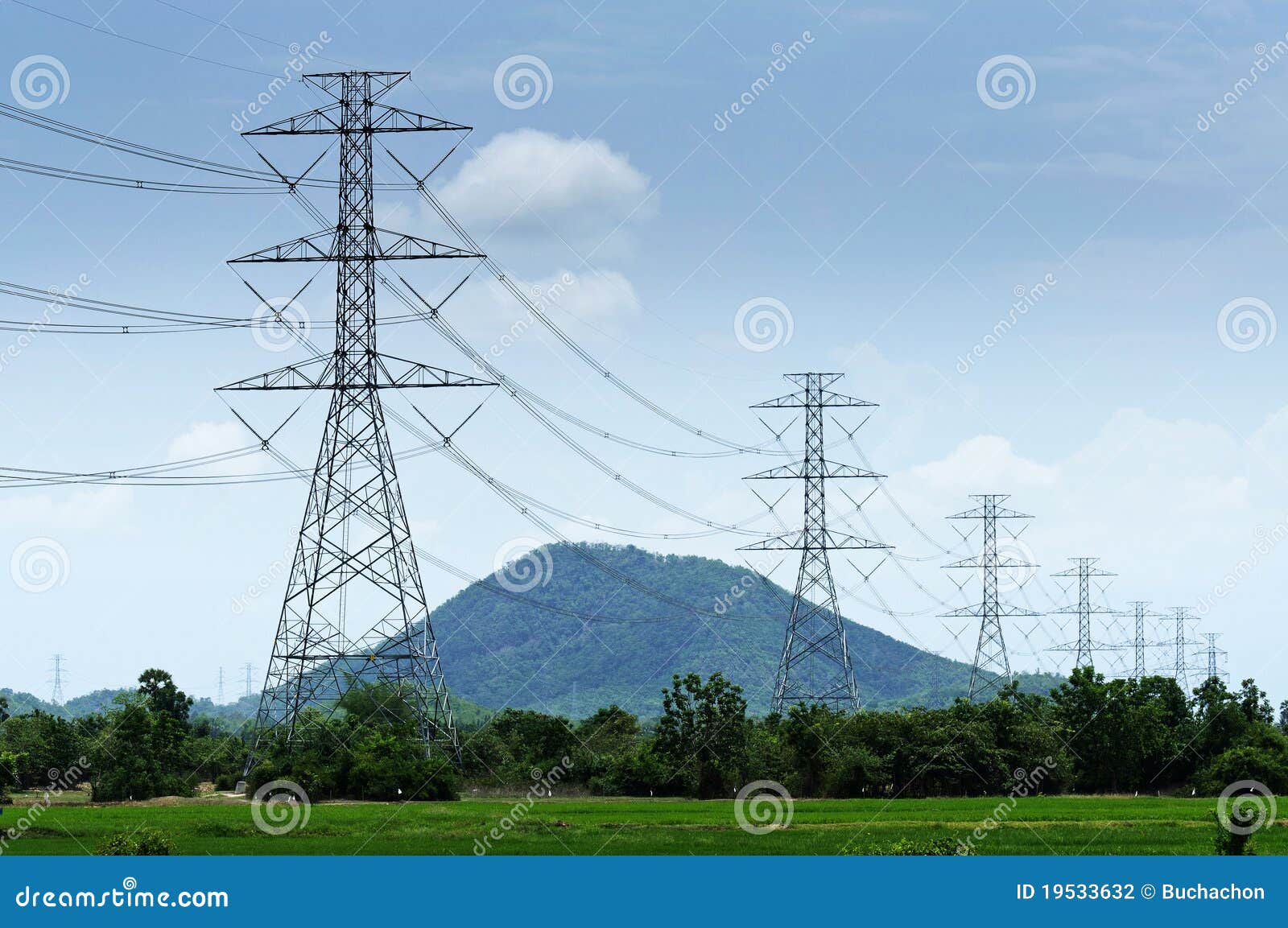 Electrical tower stock photo. Image of force, electrical - 19533632