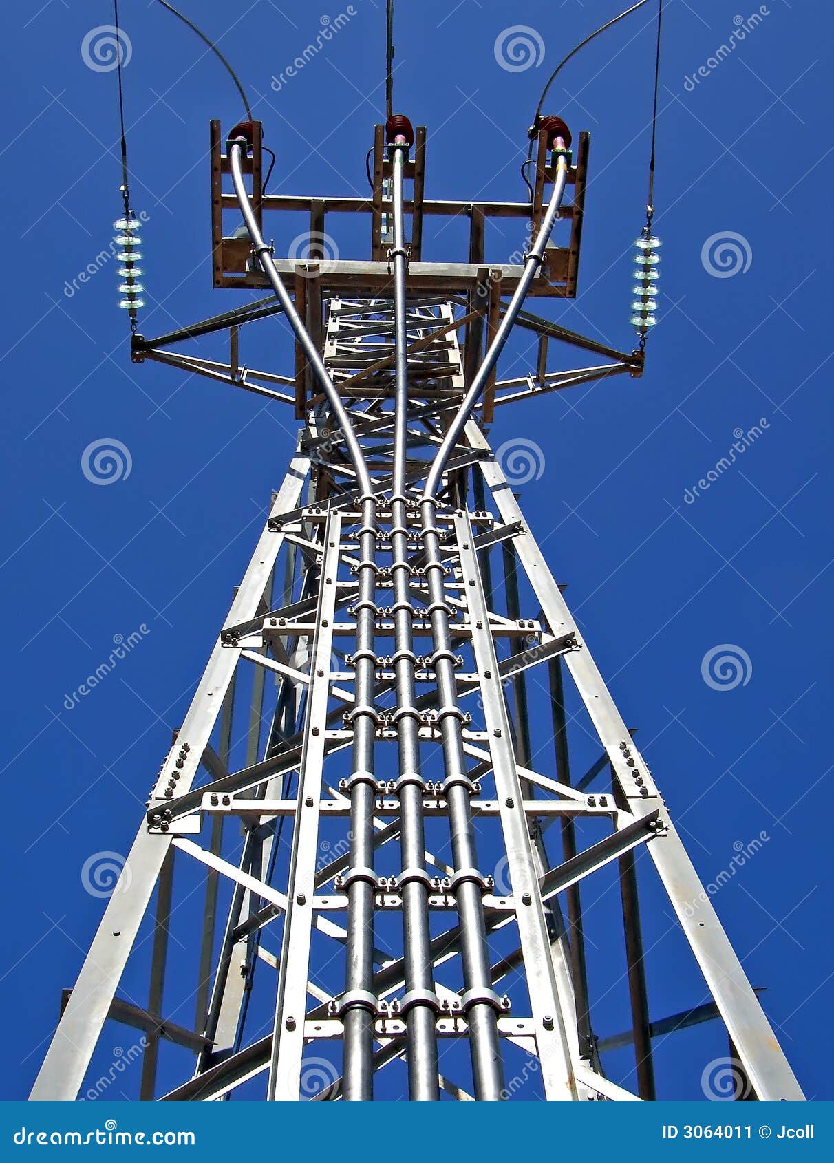 Electrical Tower stock image. Image of tower, wire, grid - 3064011
