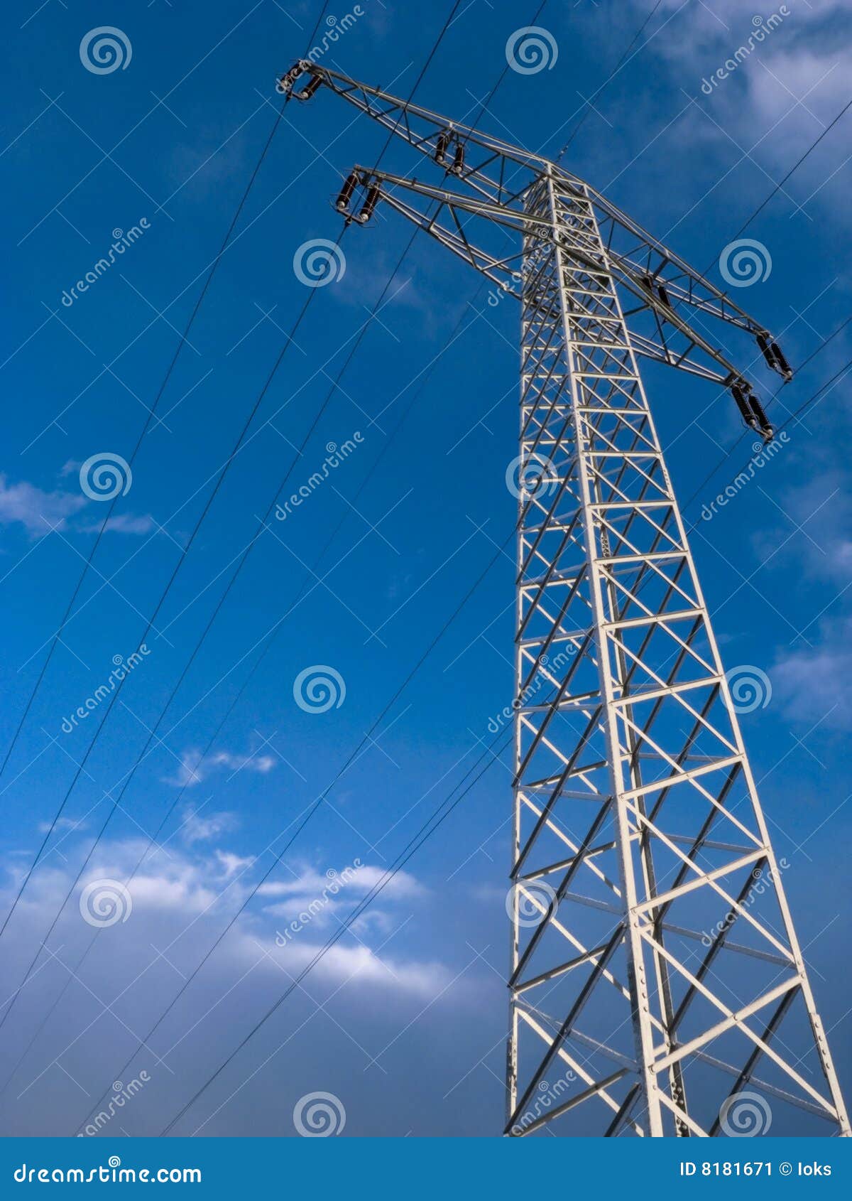Electrical tower stock image. Image of industrial, generator - 8181671
