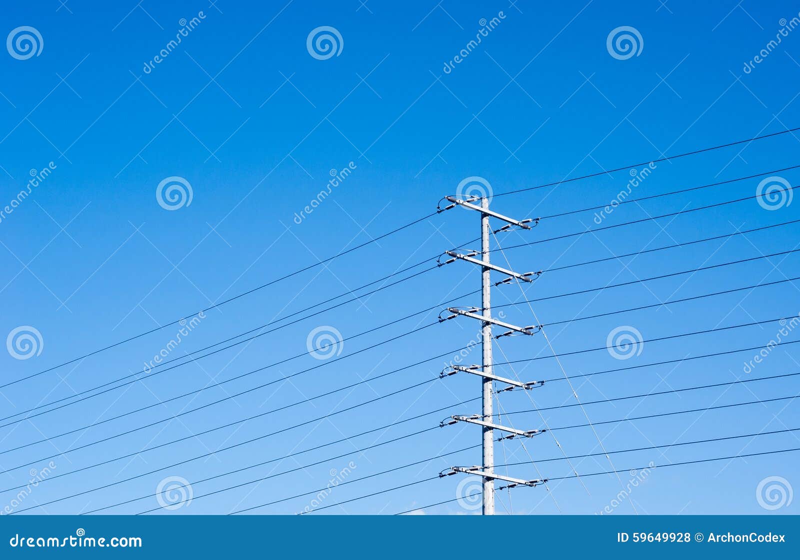 Parallel Power Transmission Lines Stock Image | CartoonDealer.com #8540809