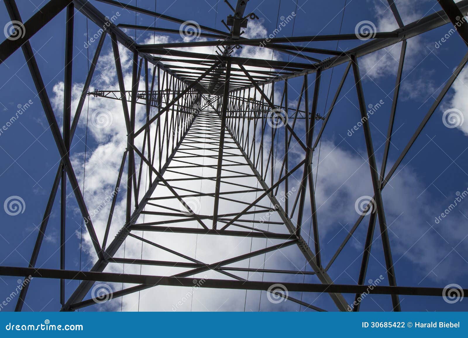 Electrical tower closeup stock photo. Image of cost, electrosmog - 30685422