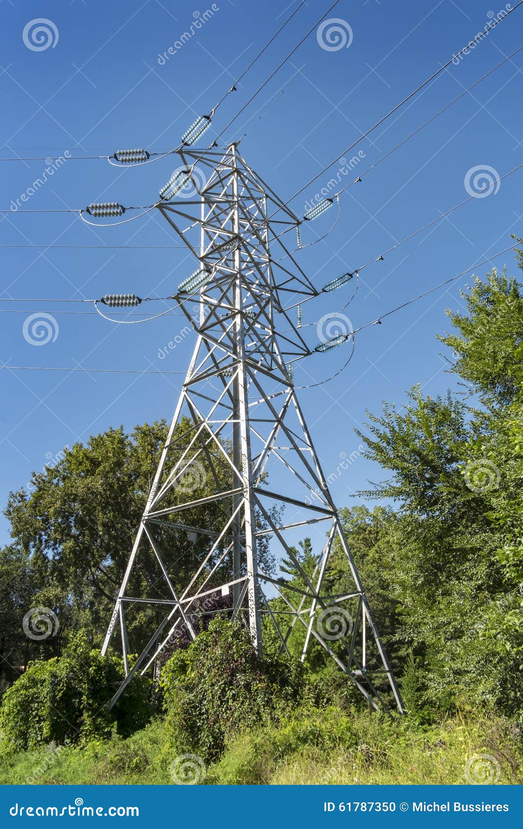 Electrical tower stock photo. Image of electricity, strong - 61787350
